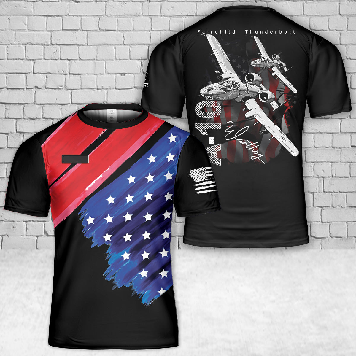 Custom Name US Air Force Fairchild A-10 Thunderbolt II Warthog T-Shirt – Merch Gears