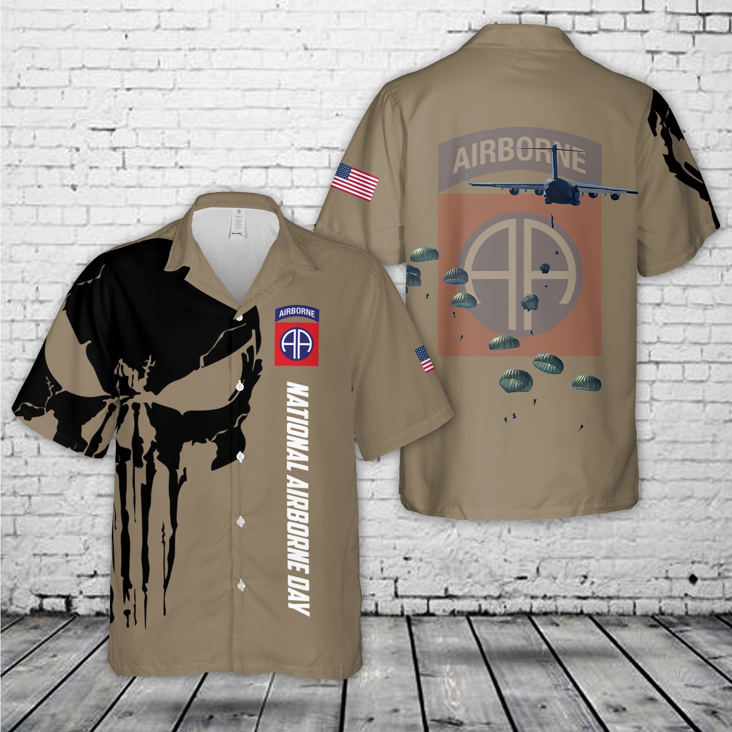 US Army National Airborne Day, 82nd Airborne Division Hawaiian Shirt – Merch Gears