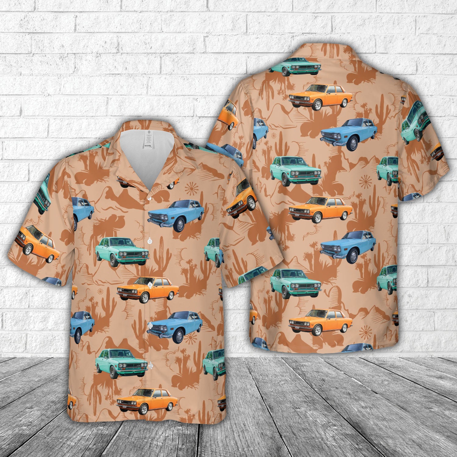 1970 Datsun 510 Hawaiian Shirt – Merch Gears