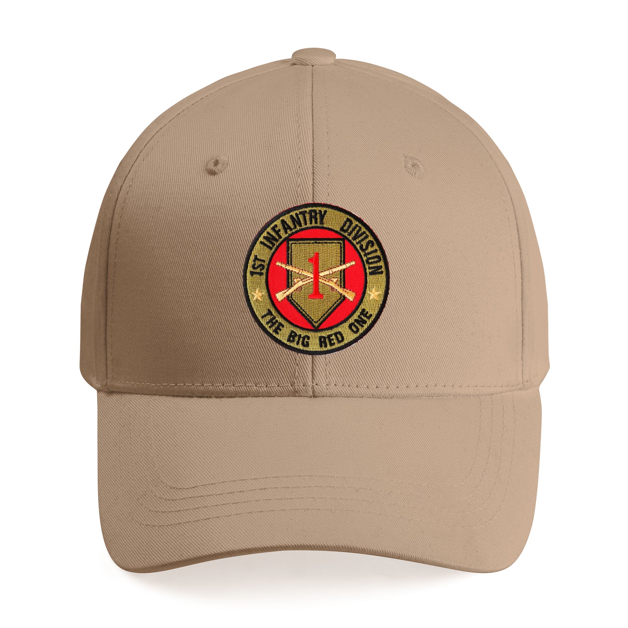 1ST ARMY INFANTRY DIVISION The Big Red One Embroidered Cap – Merch Gears