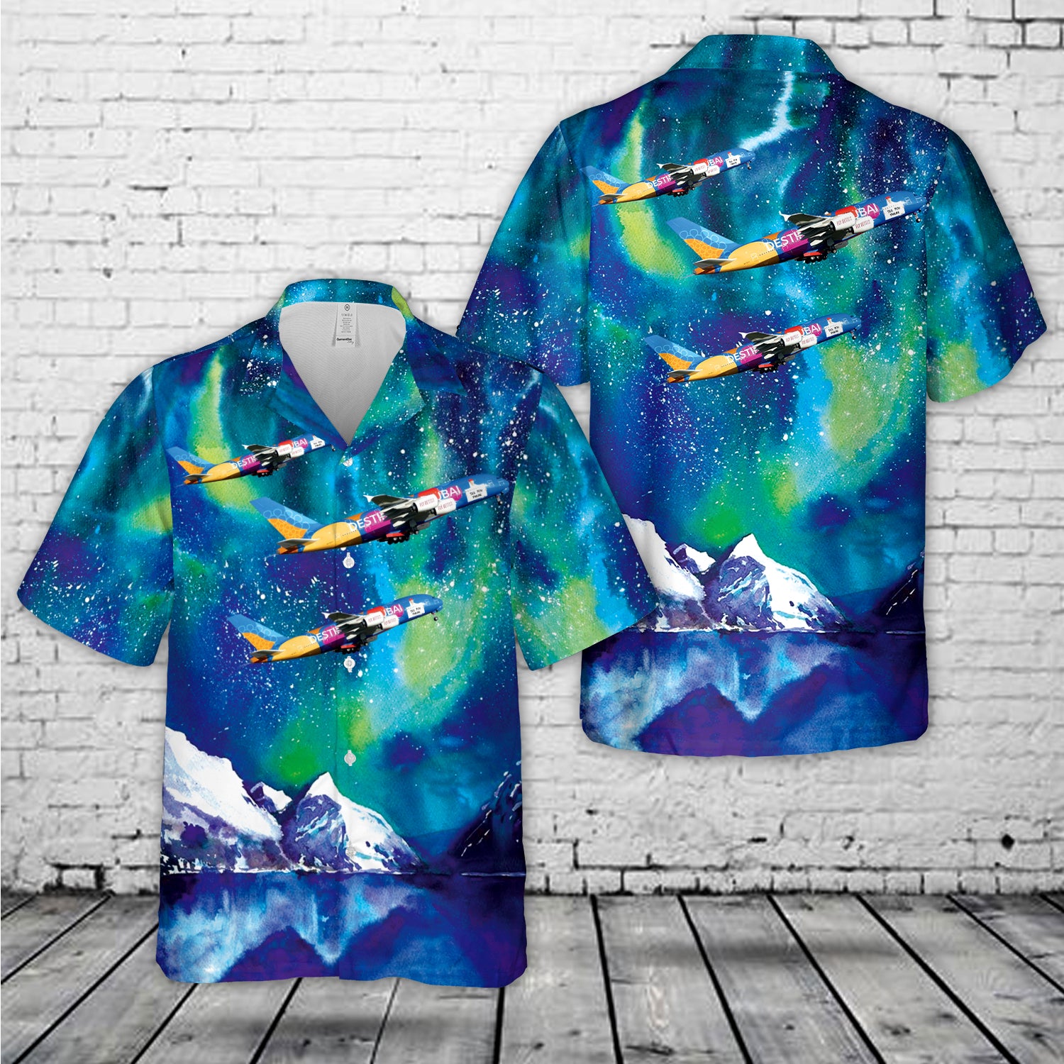 Airbus A380 Emirates A6-EOT Destination Dubai livery Hawaiian Shirt ...