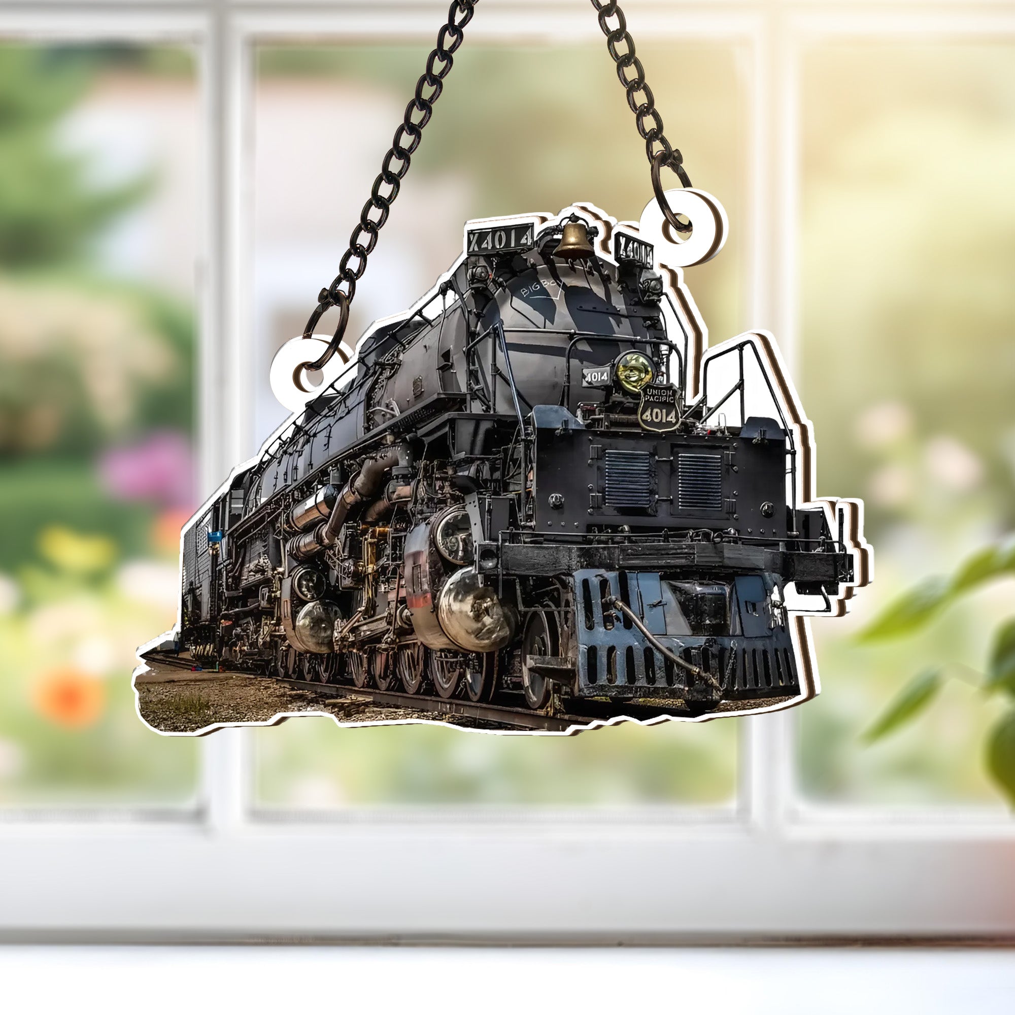 Big Boy 4014 Union Pacific Steam Engine Railroad Custom Shape Window H ...