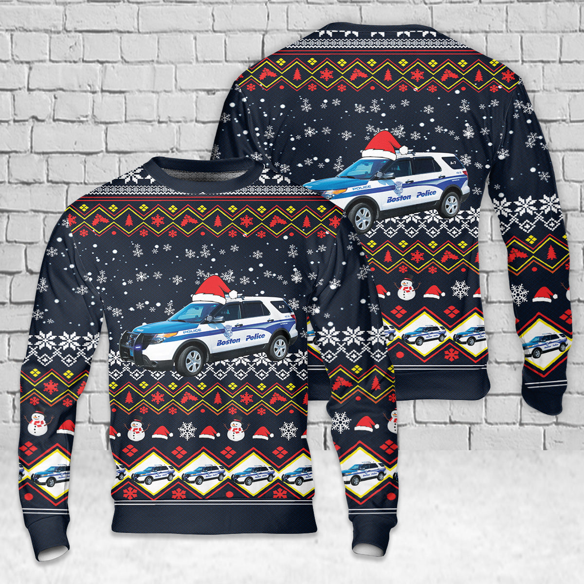 Boston Police Department BPD Ford Police Interceptor Utility Christmas ...