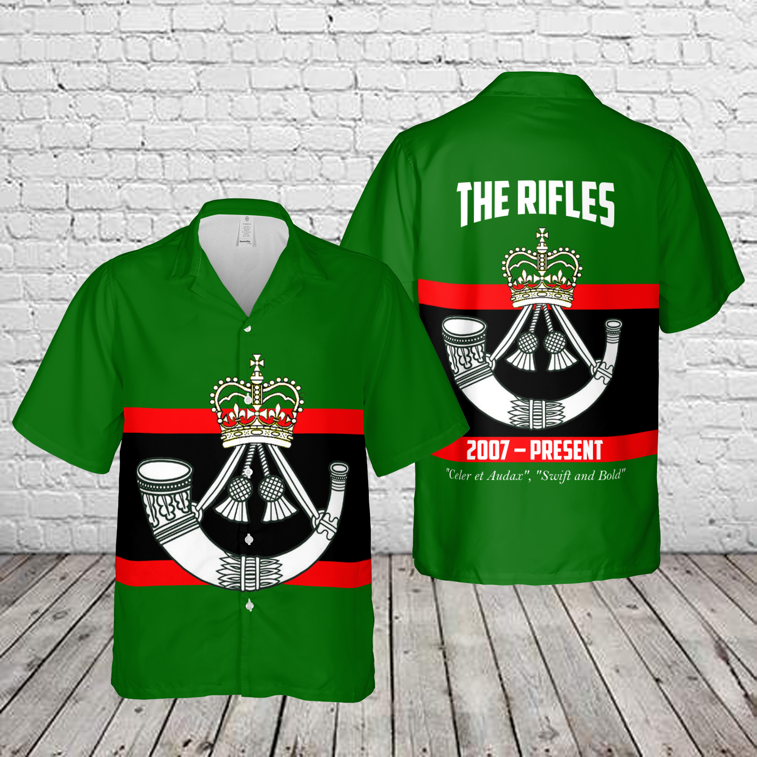 British Army The Rifles Hawaiian Shirt – Merch Gears