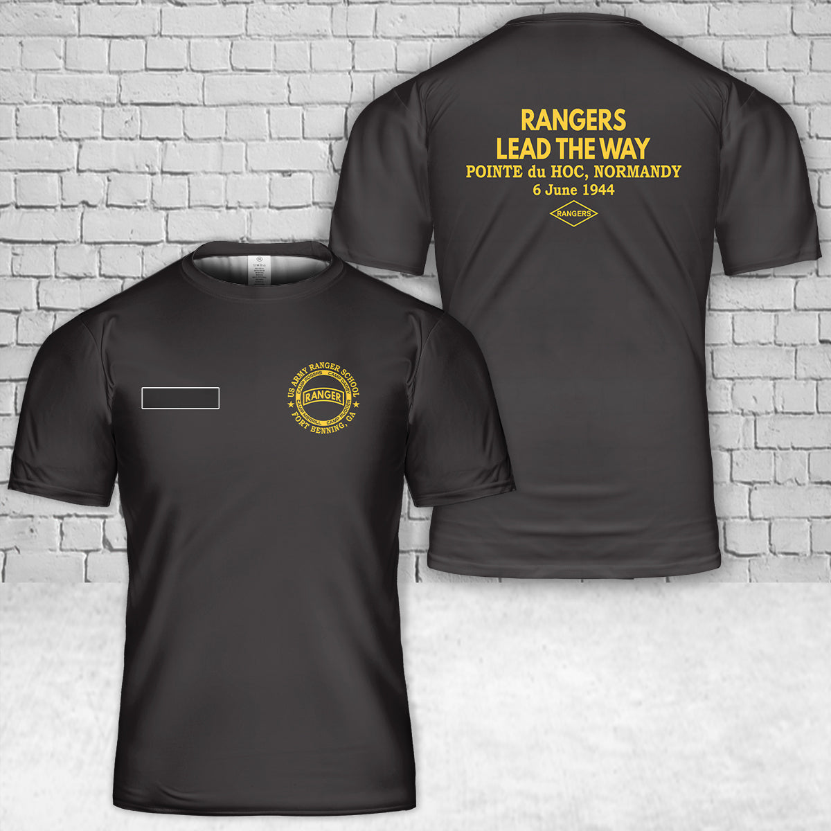 Custom Name US Army Ranger School T-Shirt 3D – Merch Gears