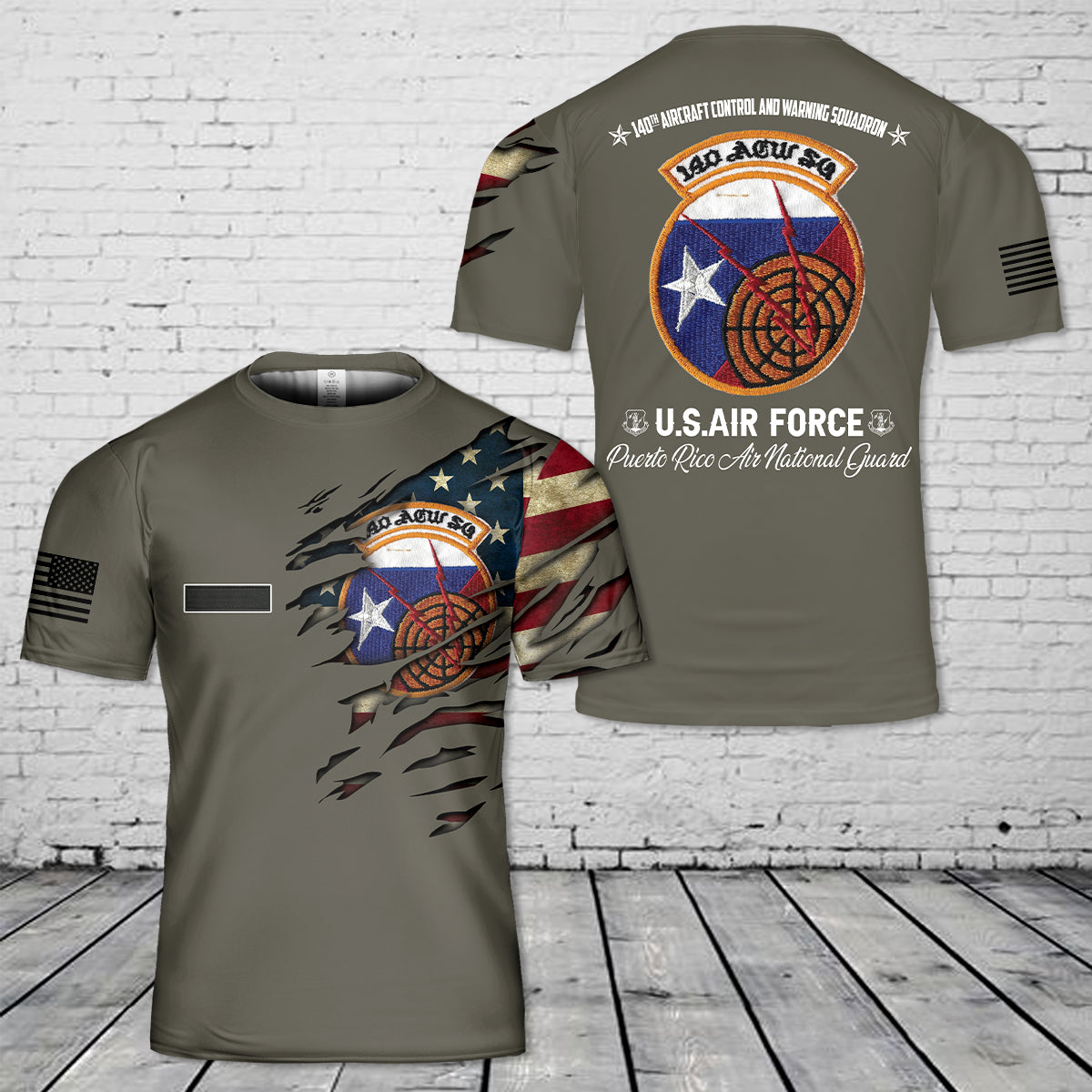 Custom Name Puerto Rico Air National Guard 140th aircraft control and ...
