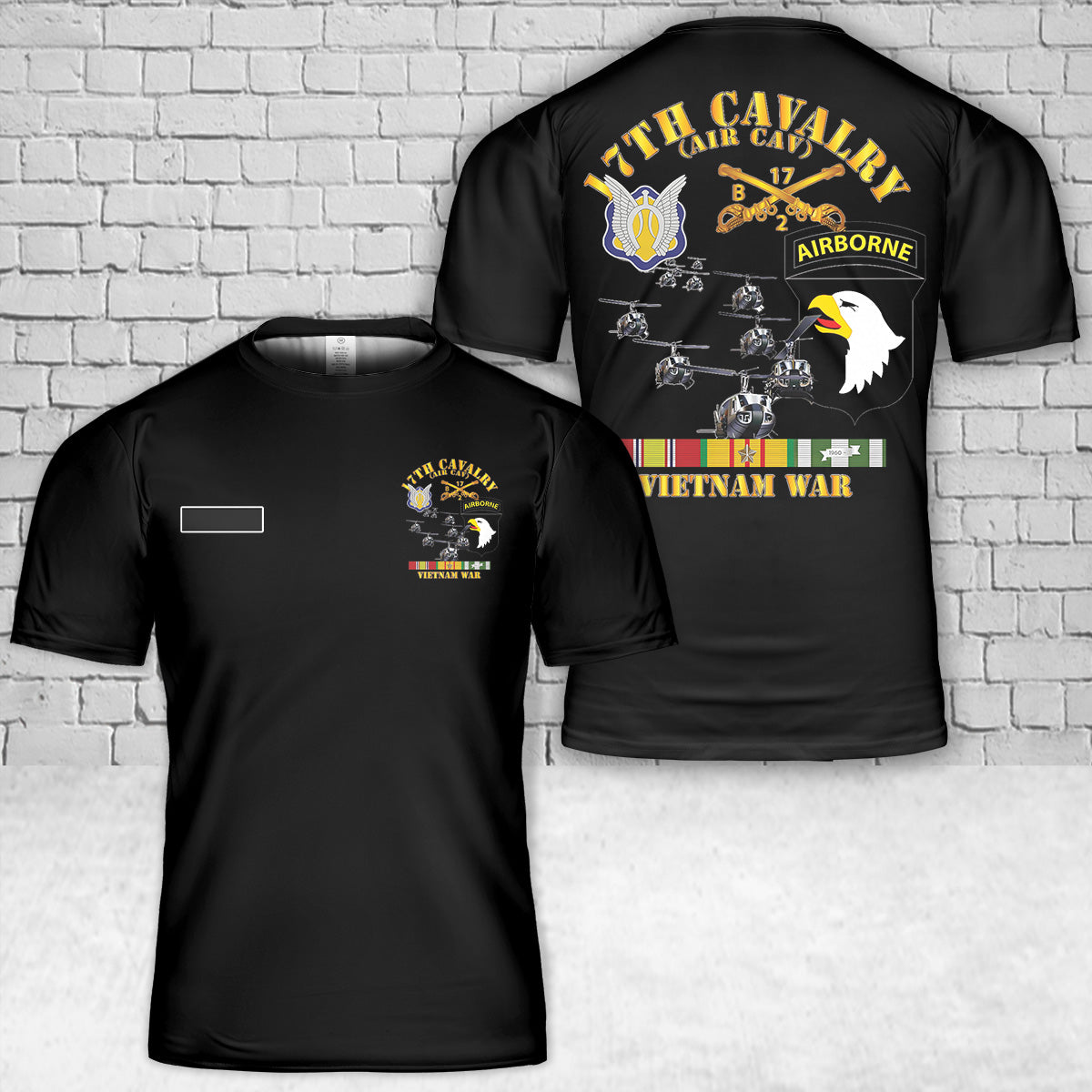 Custom Name US Army Bravo Troop 2nd Squadron 17th Cav - 101st Airborne ...