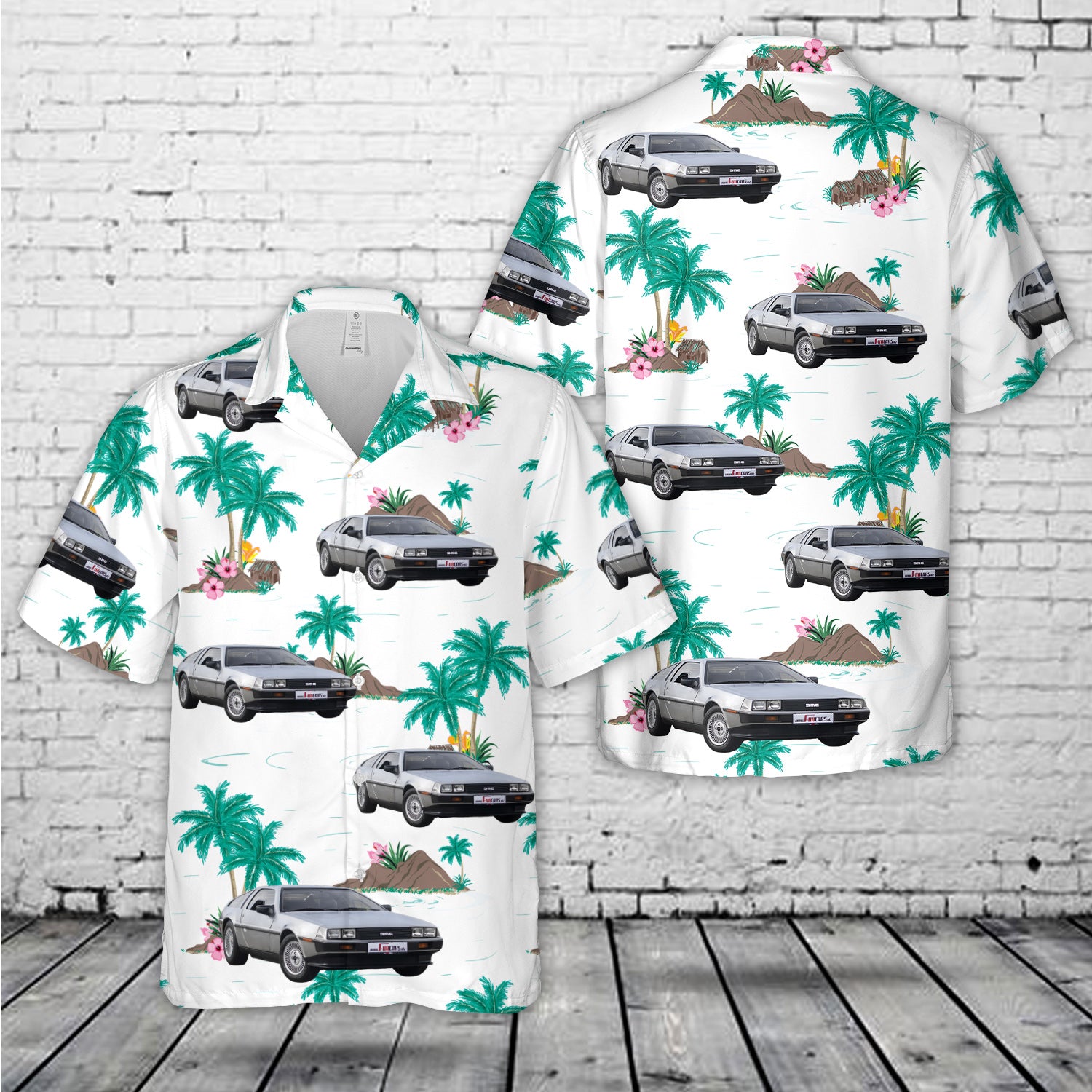 Delorean DMC-12 Hawaiian Shirt – Merch Gears