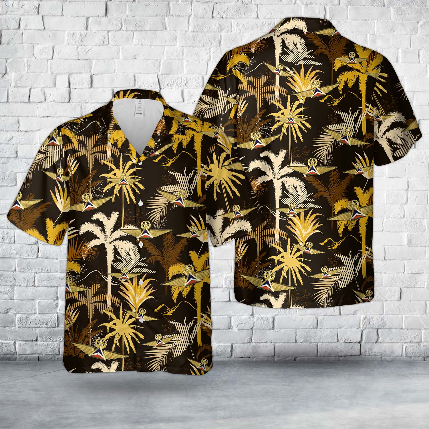 Delta Airlines Check Pilot's badge Hawaiian Shirt – Merch Gears