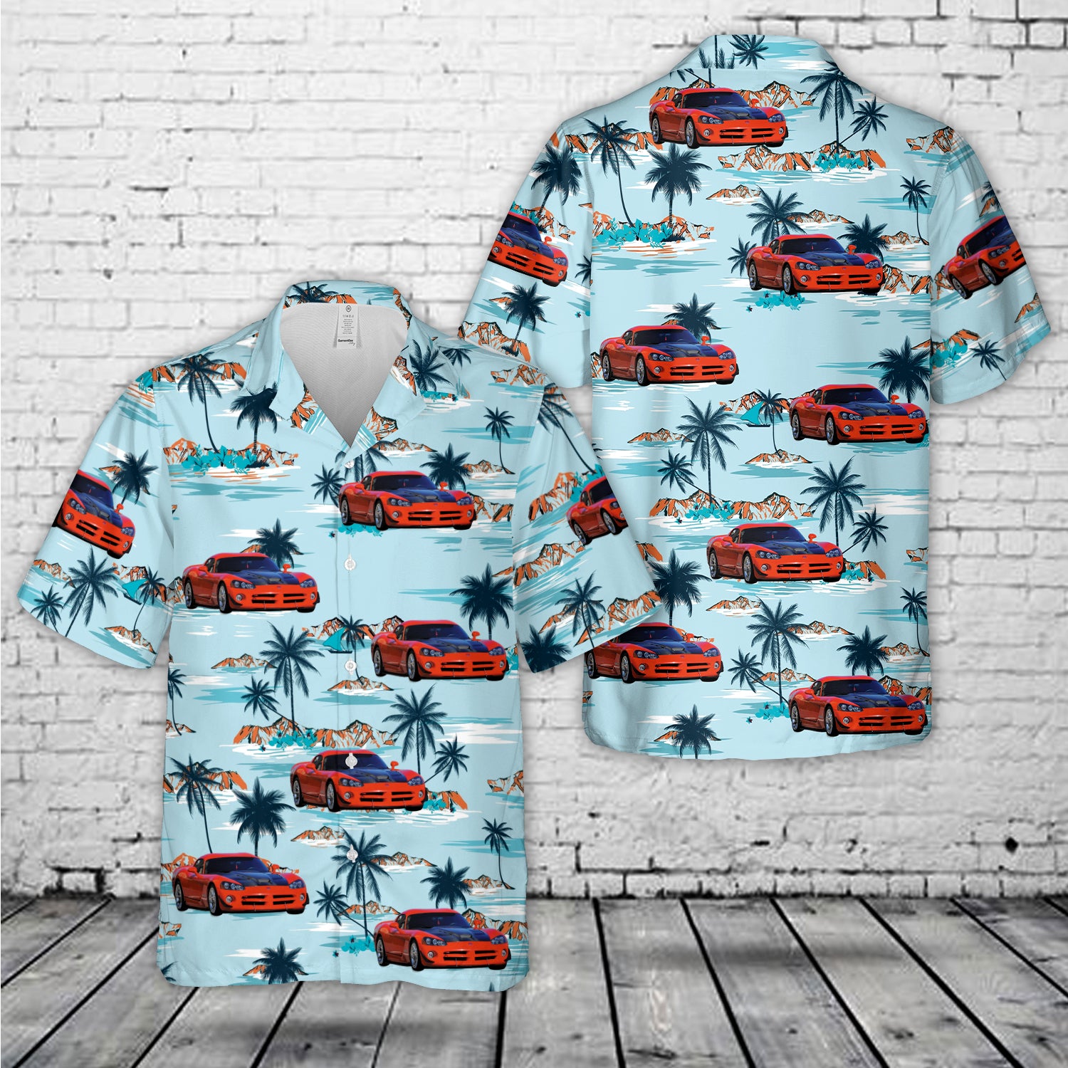 Dodge Viper SRT-10 Hawaiian Shirt – Merch Gears