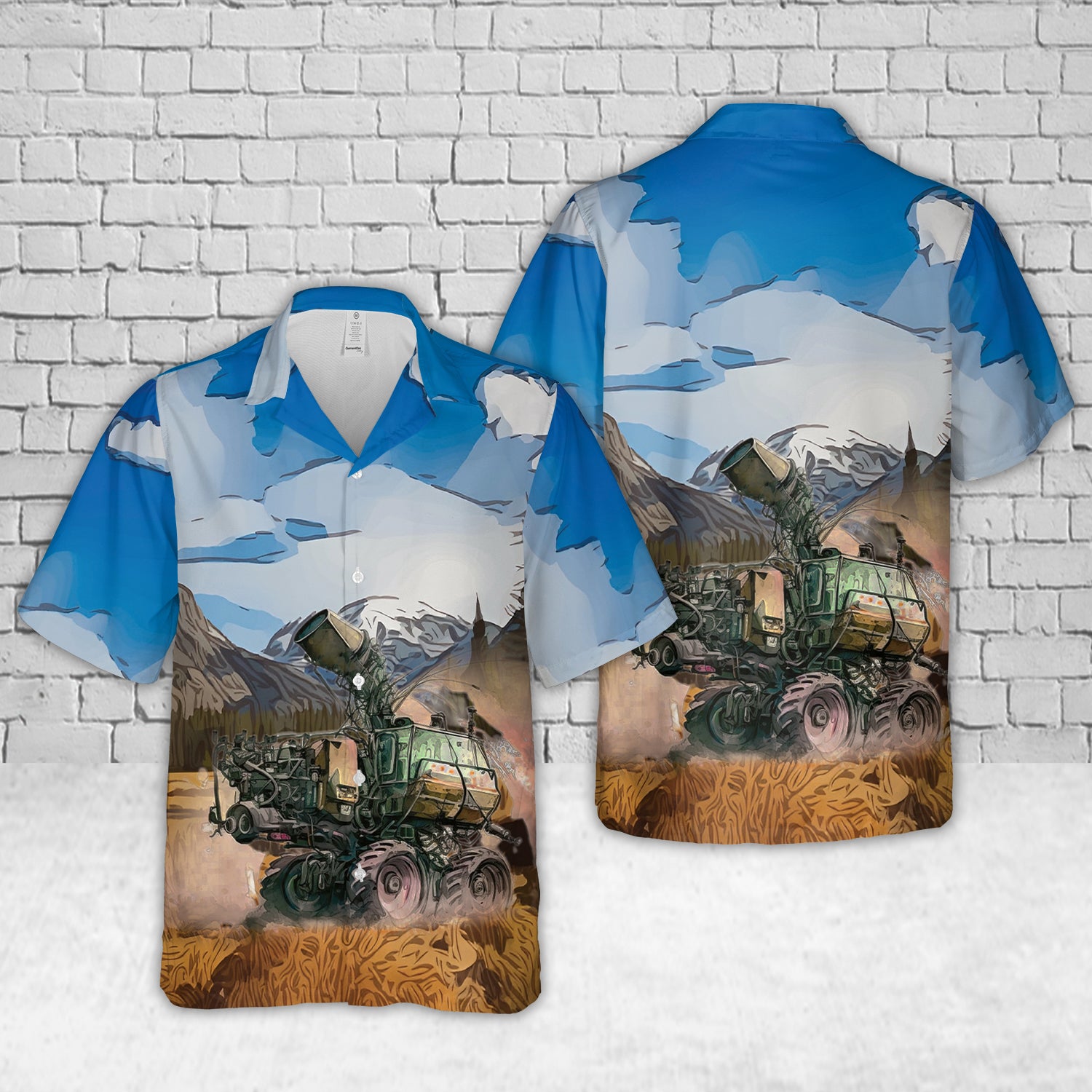 Farm Sprayer Tractor Hawaiian Shirt – Merch Gears