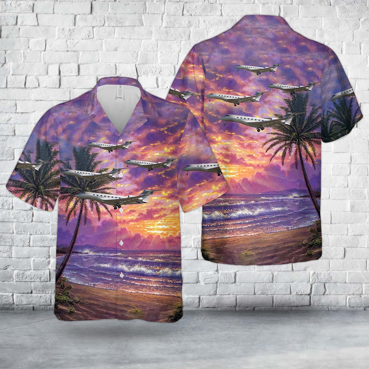 Gulfstream G650ER Hawaiian Shirt – Merch Gears