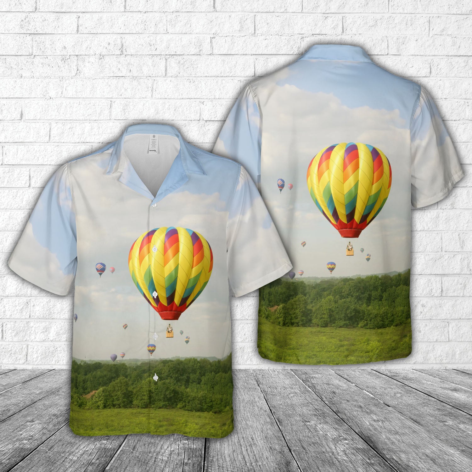 Hot Air Balloon Rides Montgomery County, Pennsylvania Hawaiian Shirt ...