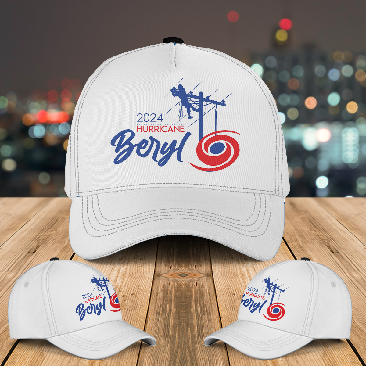 Hurricane Beryl 2024 Baseball Cap – Merch Gears