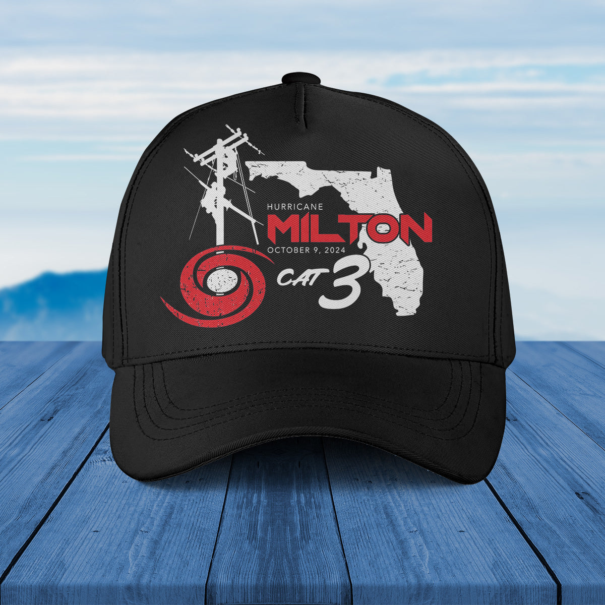 Hurricane Milton 2024 Baseball Cap – Merch Gears