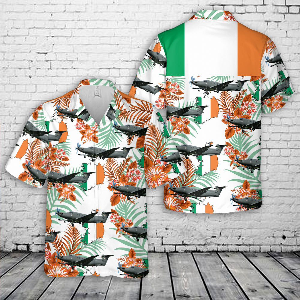 Irish Air Corps Pilatus PC-12 Hawaiian Shirt – Merch Gears