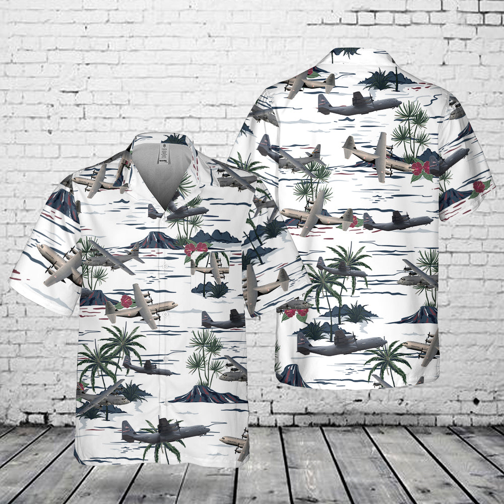 Lockheed Martin C-130J Super Hercules Pocket Hawaiian Shirt – Merch Gears