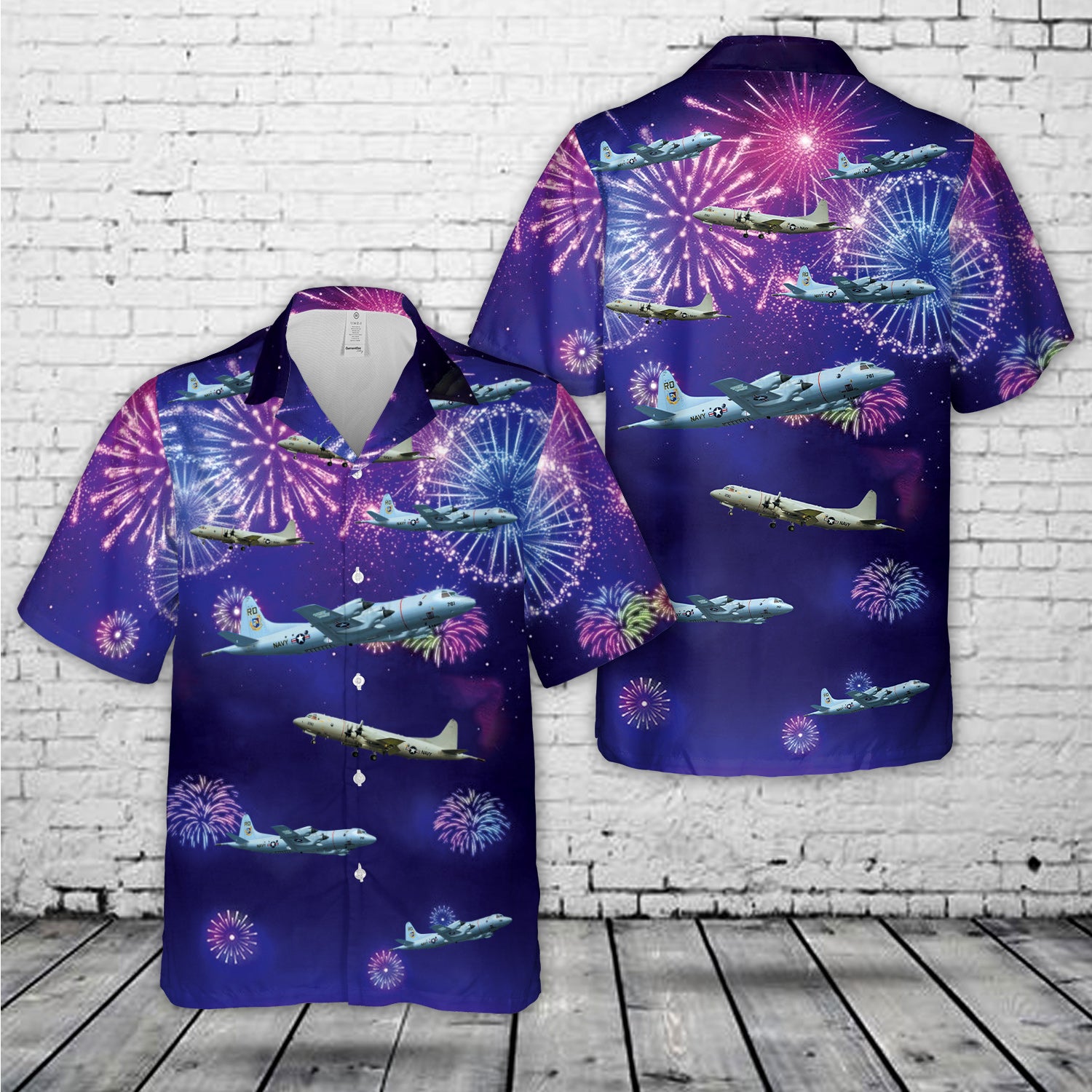 Lockheed P-3 Orion July 4th Hawaiian Shirt – Merch Gears