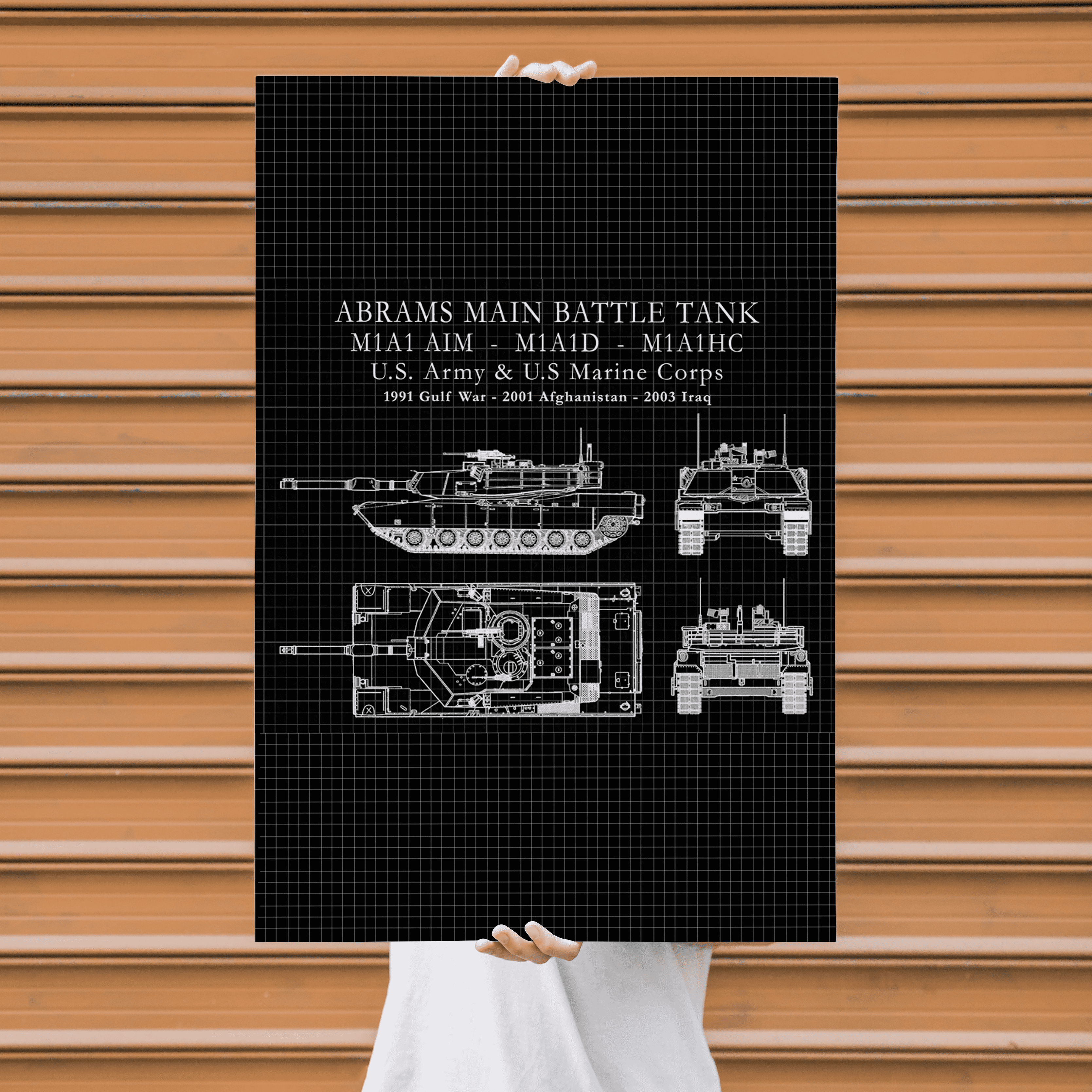 M1A1 Abrams Main Battle Tank M1A1-AIM - M1A1D Tank - M1A1HC Military T ...