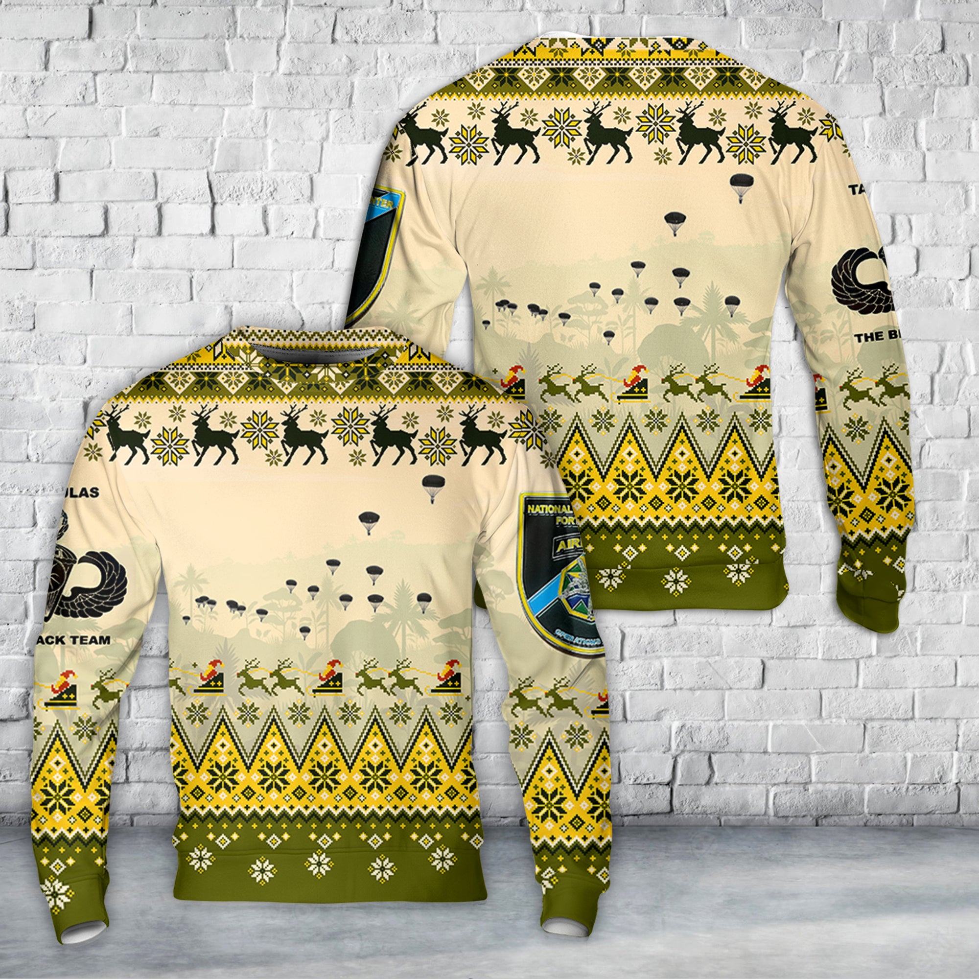 NTC Operations Group Tarantula Airborne Christmas Sweater – Merch Gears