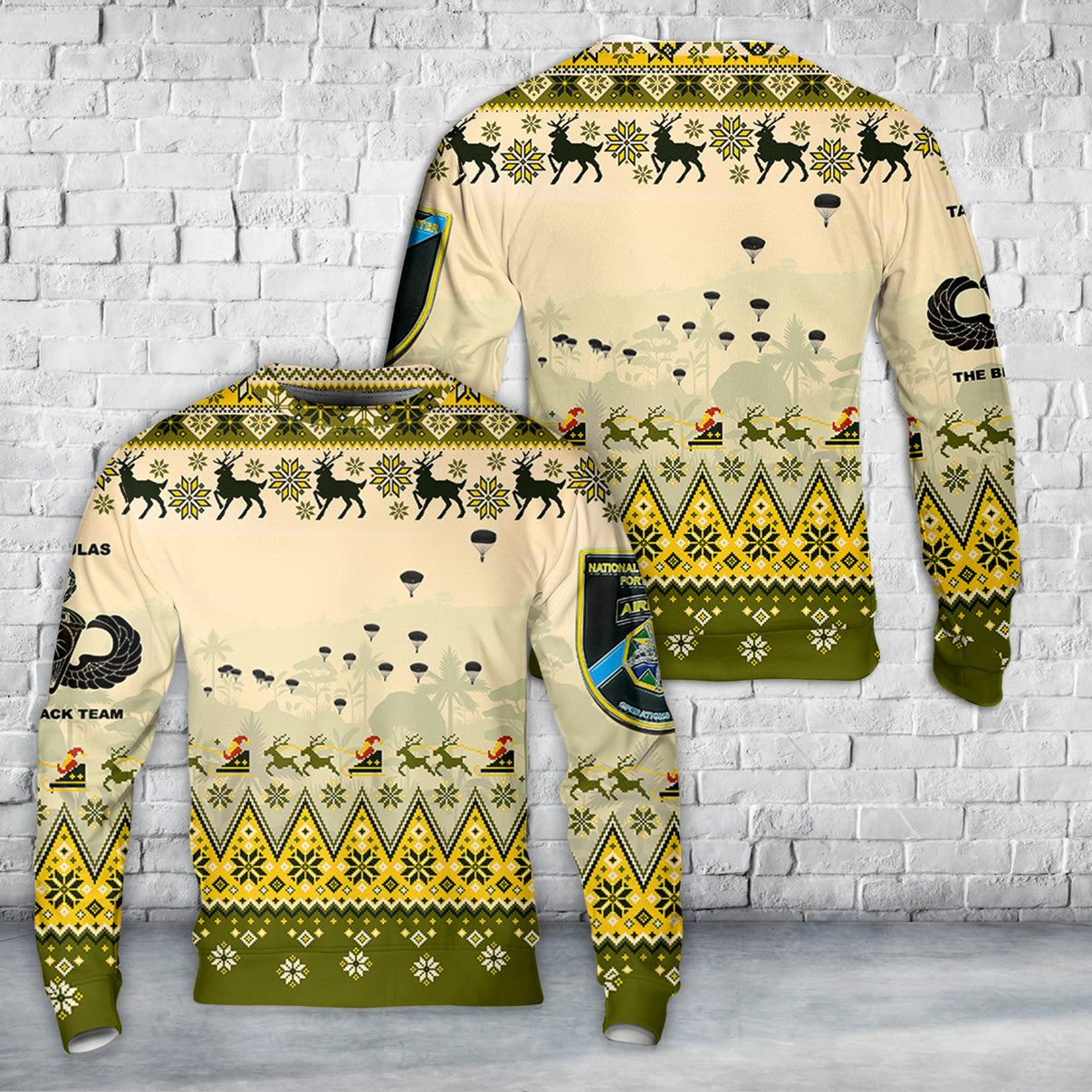 NTC Operations Group Tarantula Airborne Christmas Sweater – Merch Gears