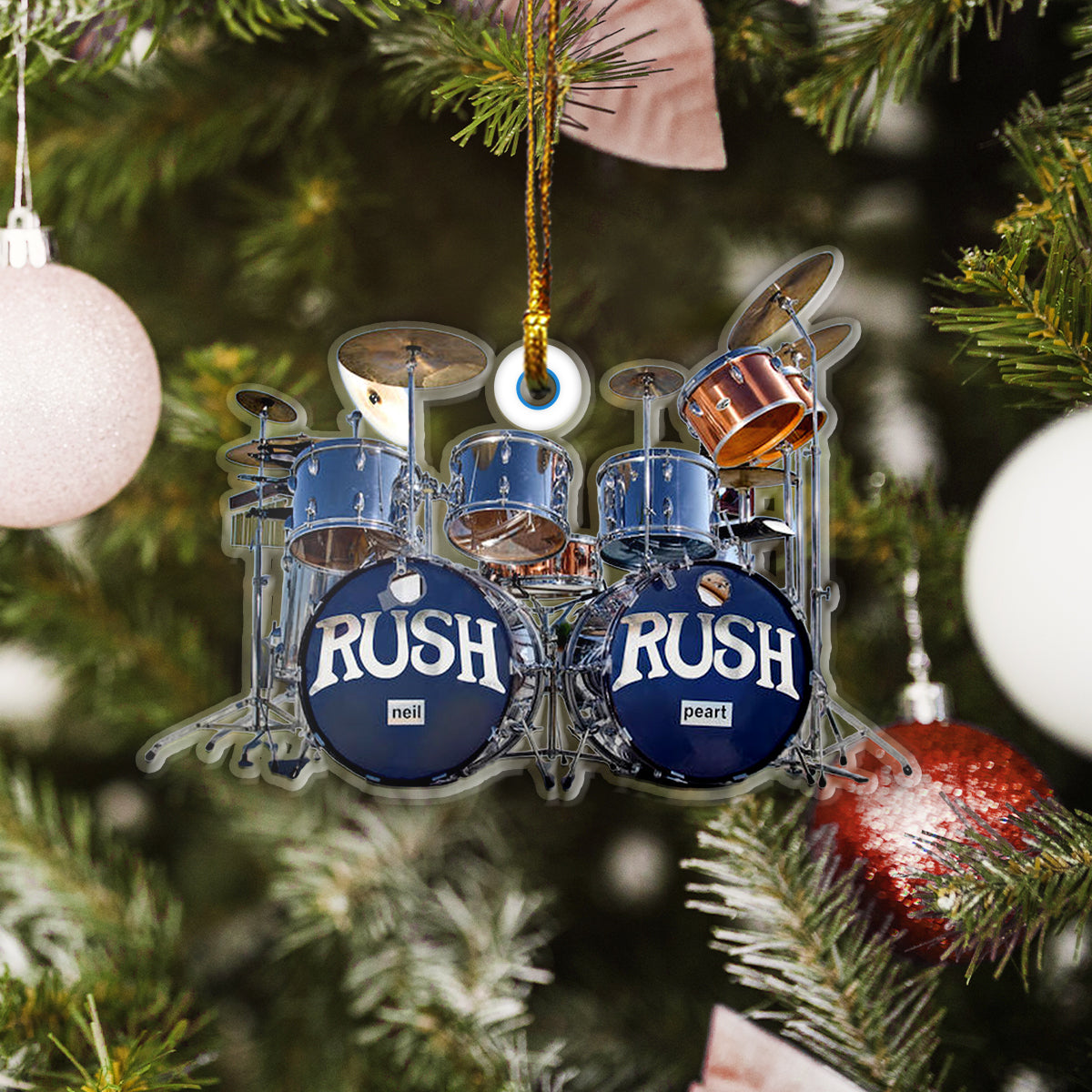 Neil Pearts Original RUSH Drum Set Ornament – Merch Gears