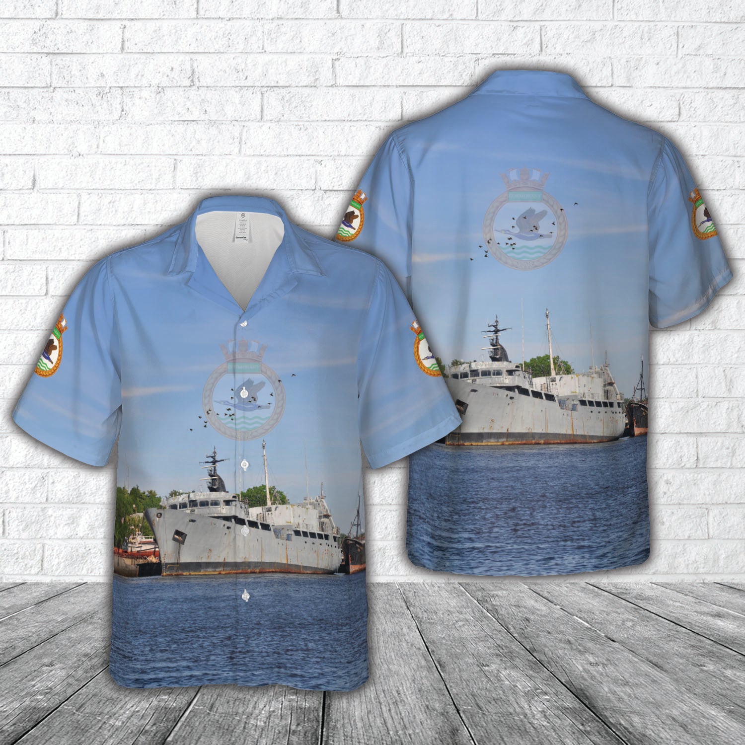 Royal Canadian Navy HMCS Cormorant ASL 20 Hawaiian Shirt – Merch Gears
