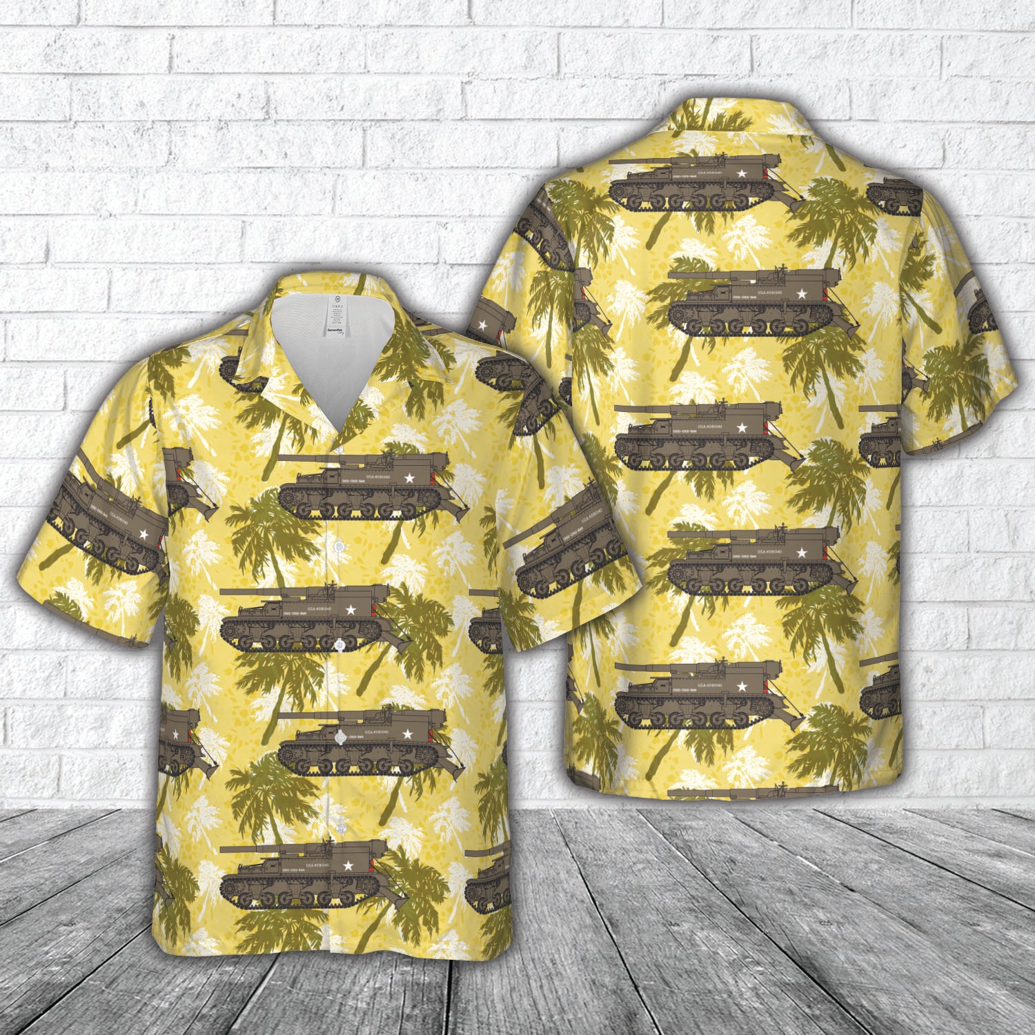 US 9th Army Gun Motor Carriage M12 Choo-Choo-Bam, C Battery, 557th Arm – Merch Gears