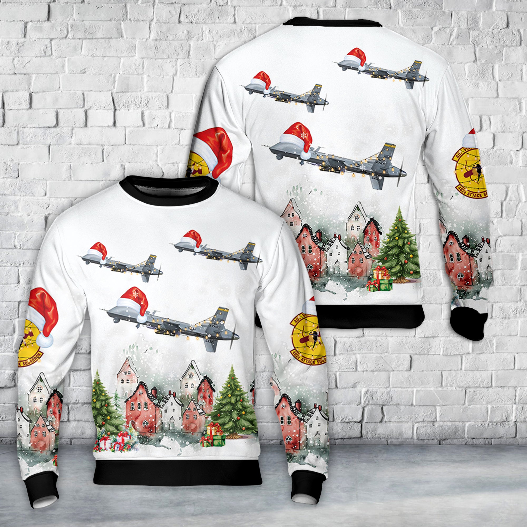 US Air Force MQ-9 "Reaper" (UAV) 482nd Attack Squadron Christmas AOP S ...