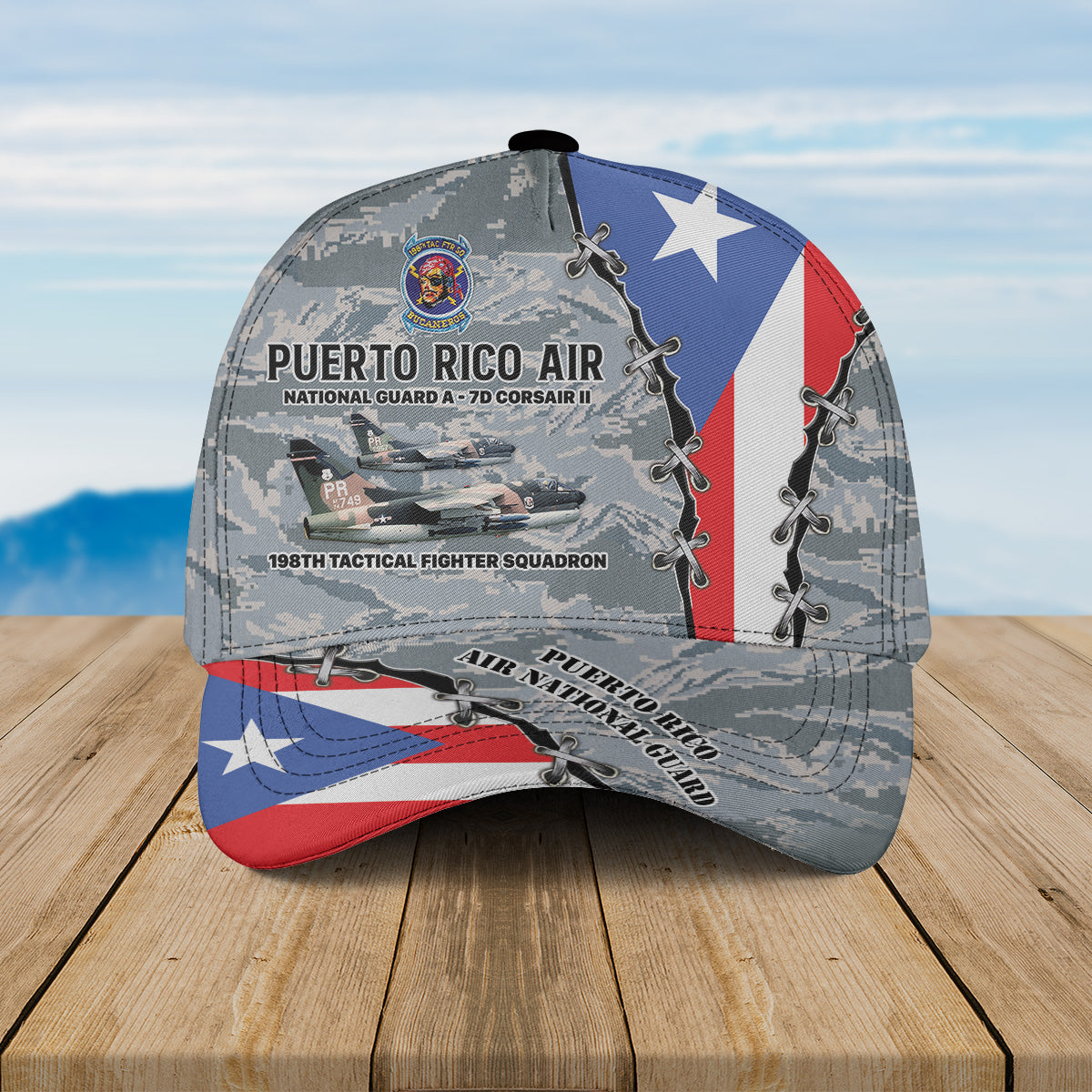 US Air Force Puerto Rico Air National Guard A-7D Corsair II 198th Tact ...