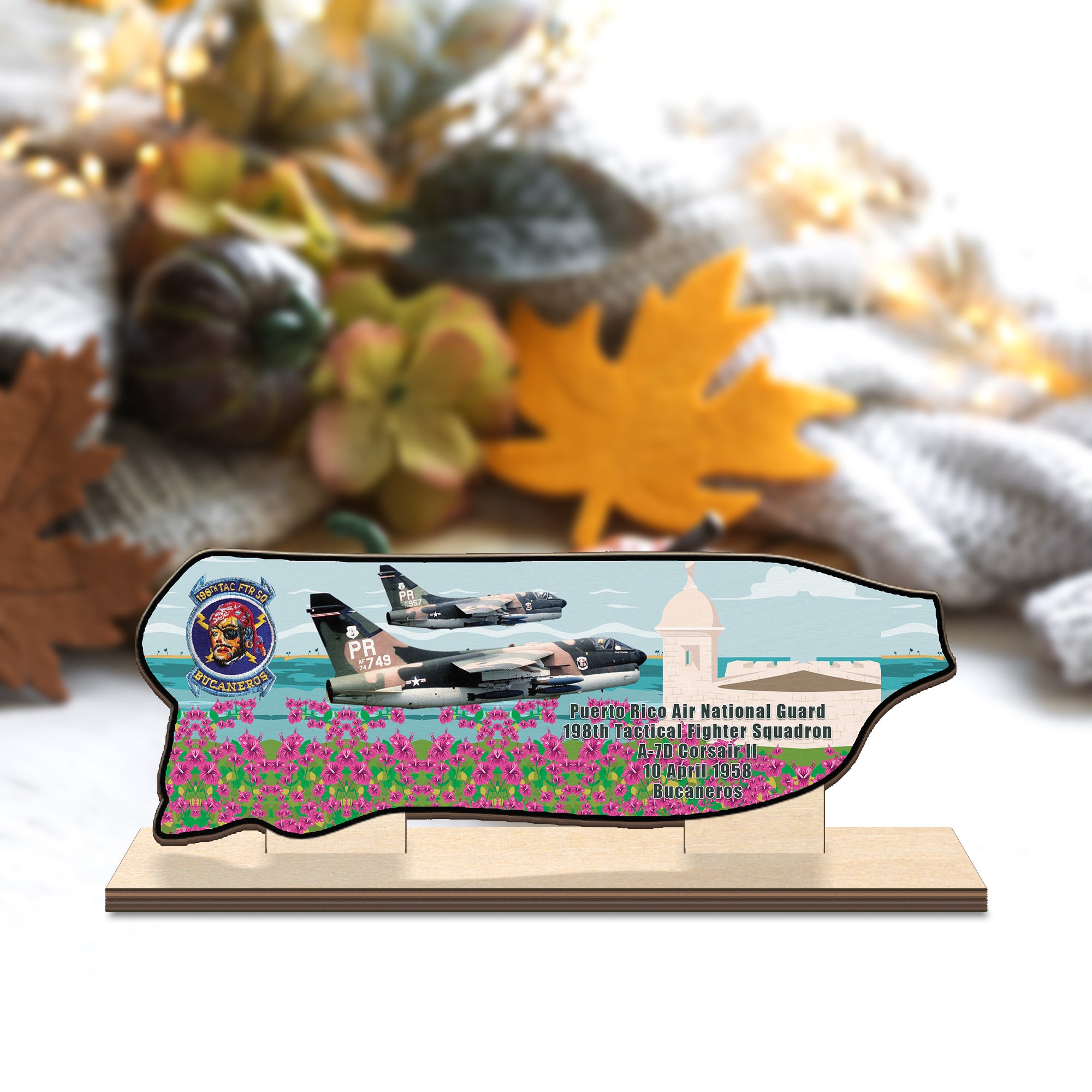 US Air Force Puerto Rico Air National Guard A-7D Corsair II 198th Tact ...