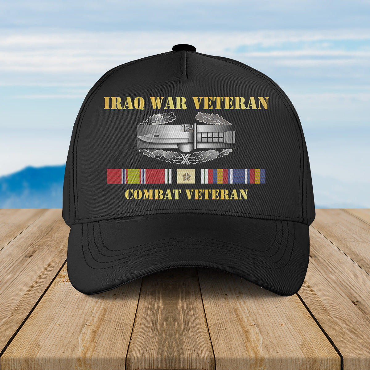 US Army - Iraq War Veteran - Combat Action Badge Baseball Cap – Merch Gears