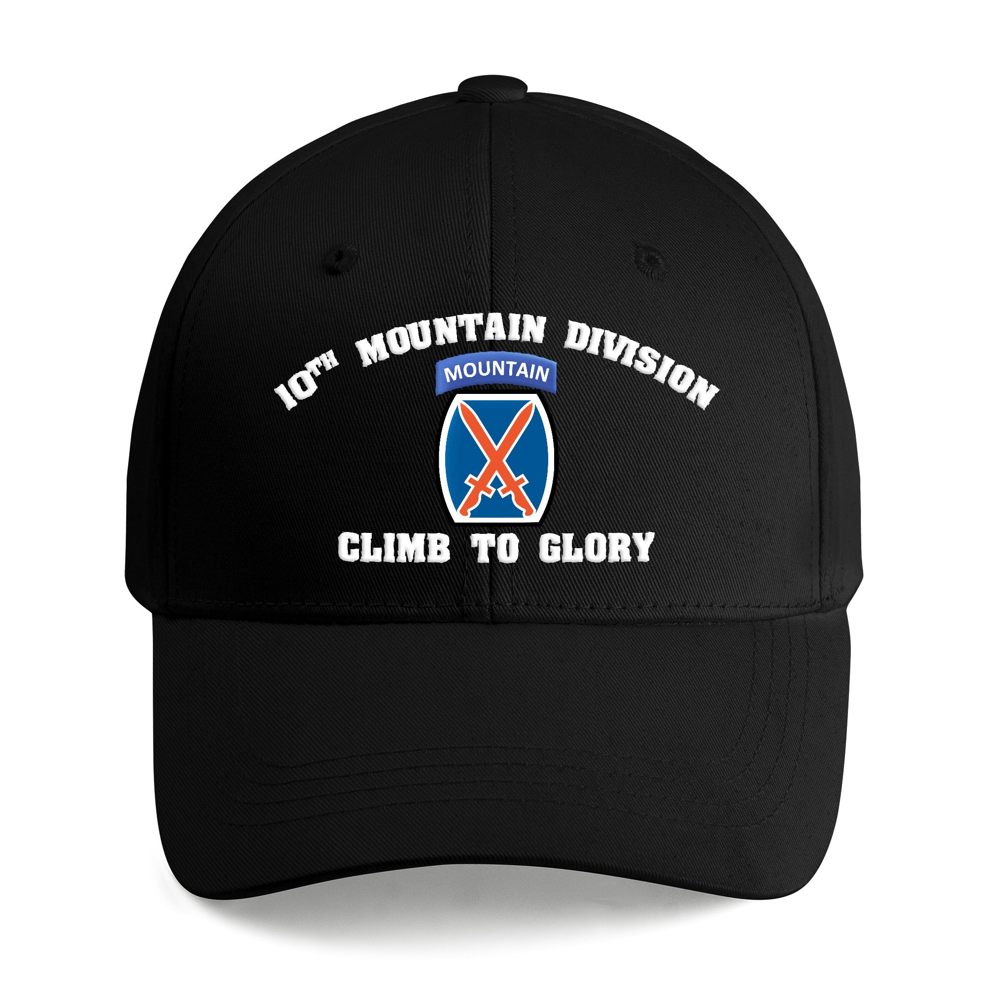 US Army 10th Mountain Division Embroidered Cap – Merch Gears