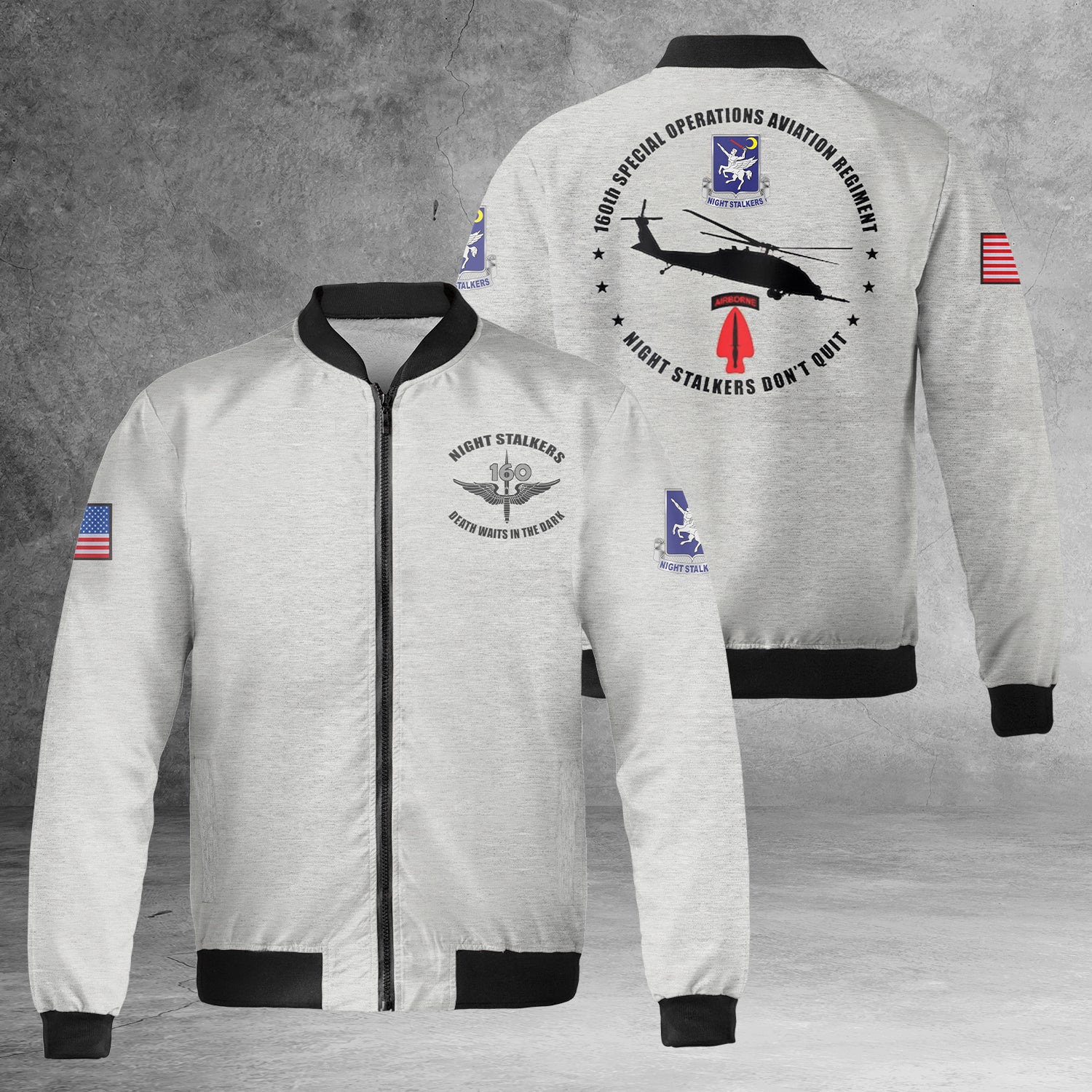 US Army 160th SOAR - Special Operations Aviation Regiment Bomber Jacke ...