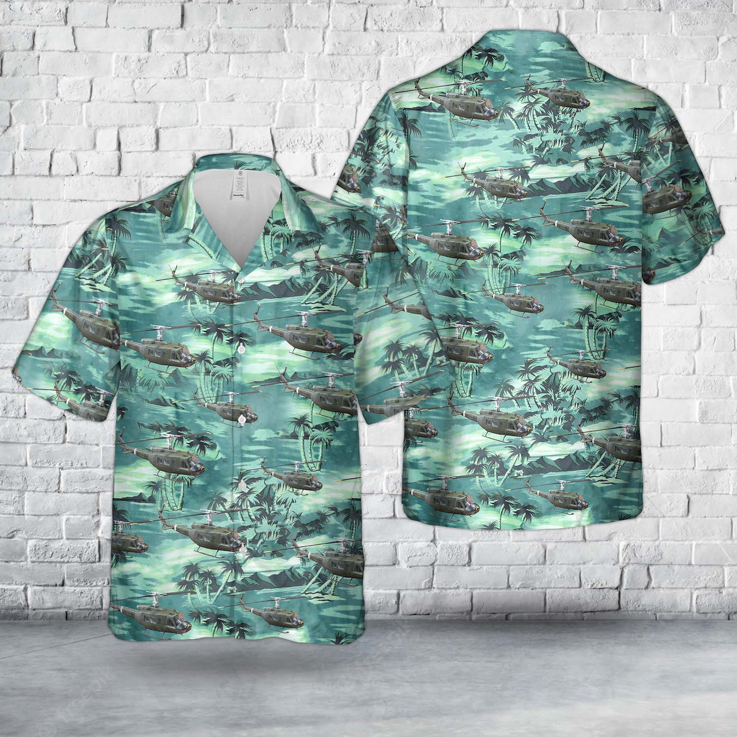 US Army 175th AHC Outlaws UH-1H Huey Hawaiian Shirt – Merch Gears