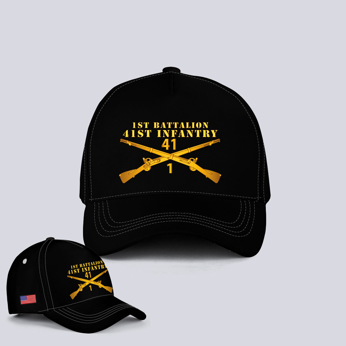 US Army 1st Bn 41st Infantry Regiment Baseball Cap – Merch Gears