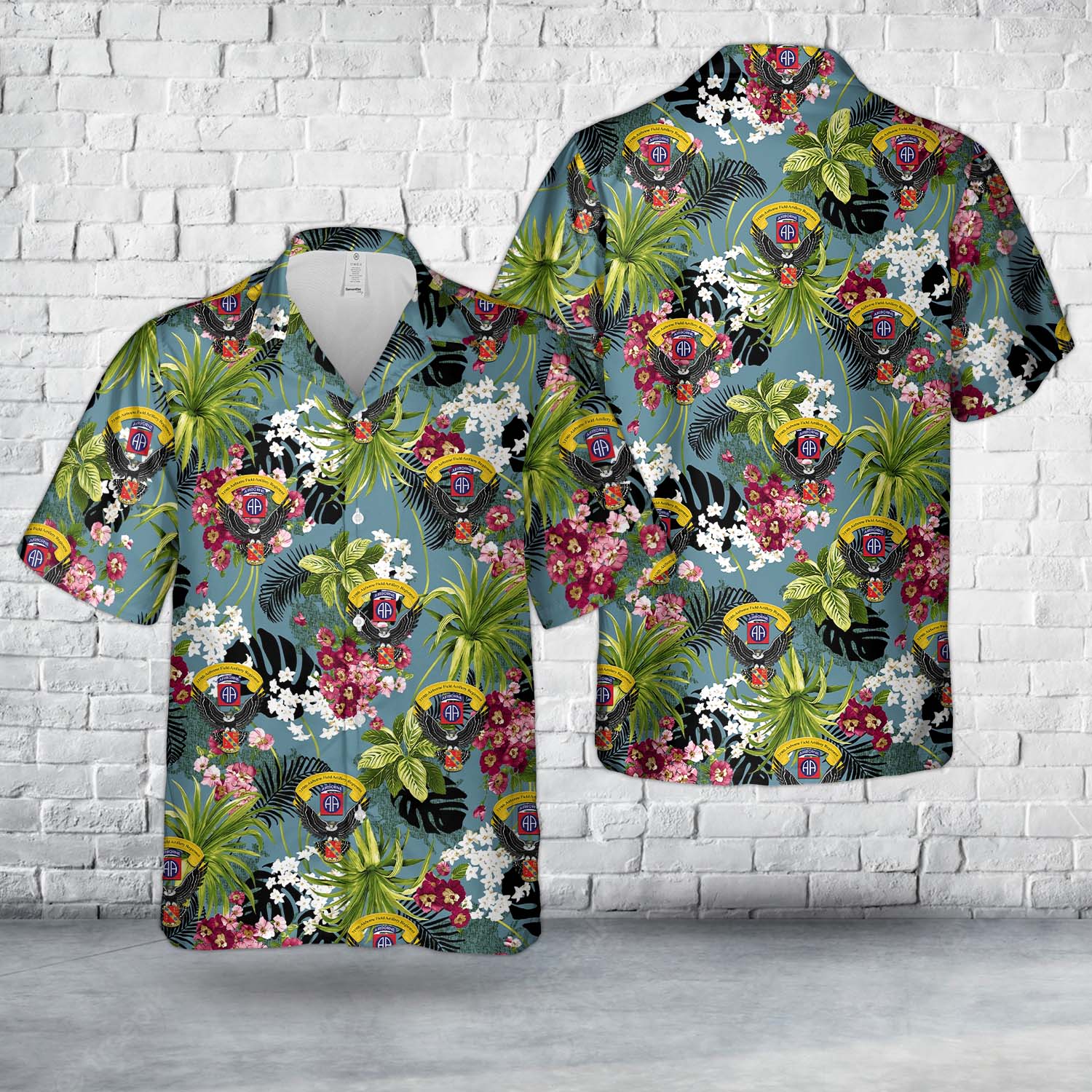 US Army 2-319th Airborne Field Artillery Regiment Hawaiian Shirt – Merch Gears