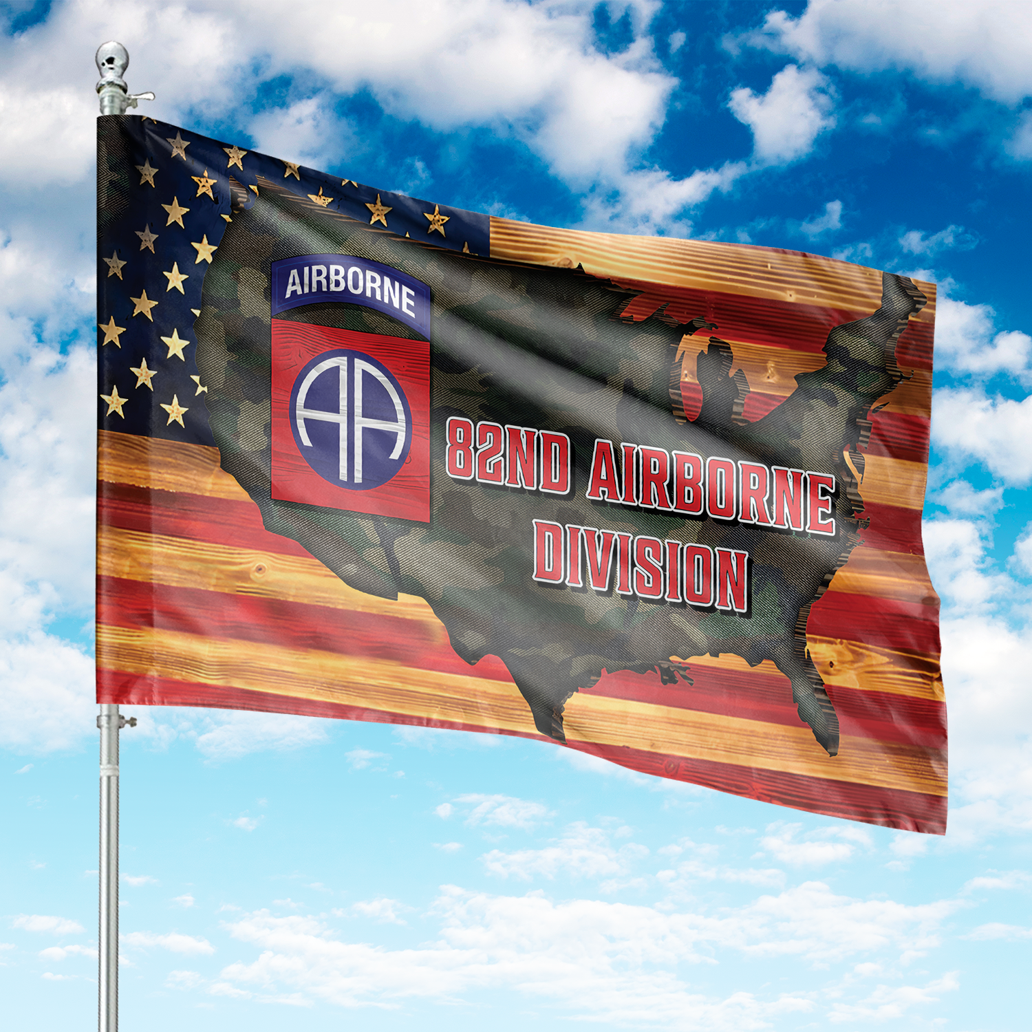 US Army 82nd Airborne Division House Flag – Merch Gears