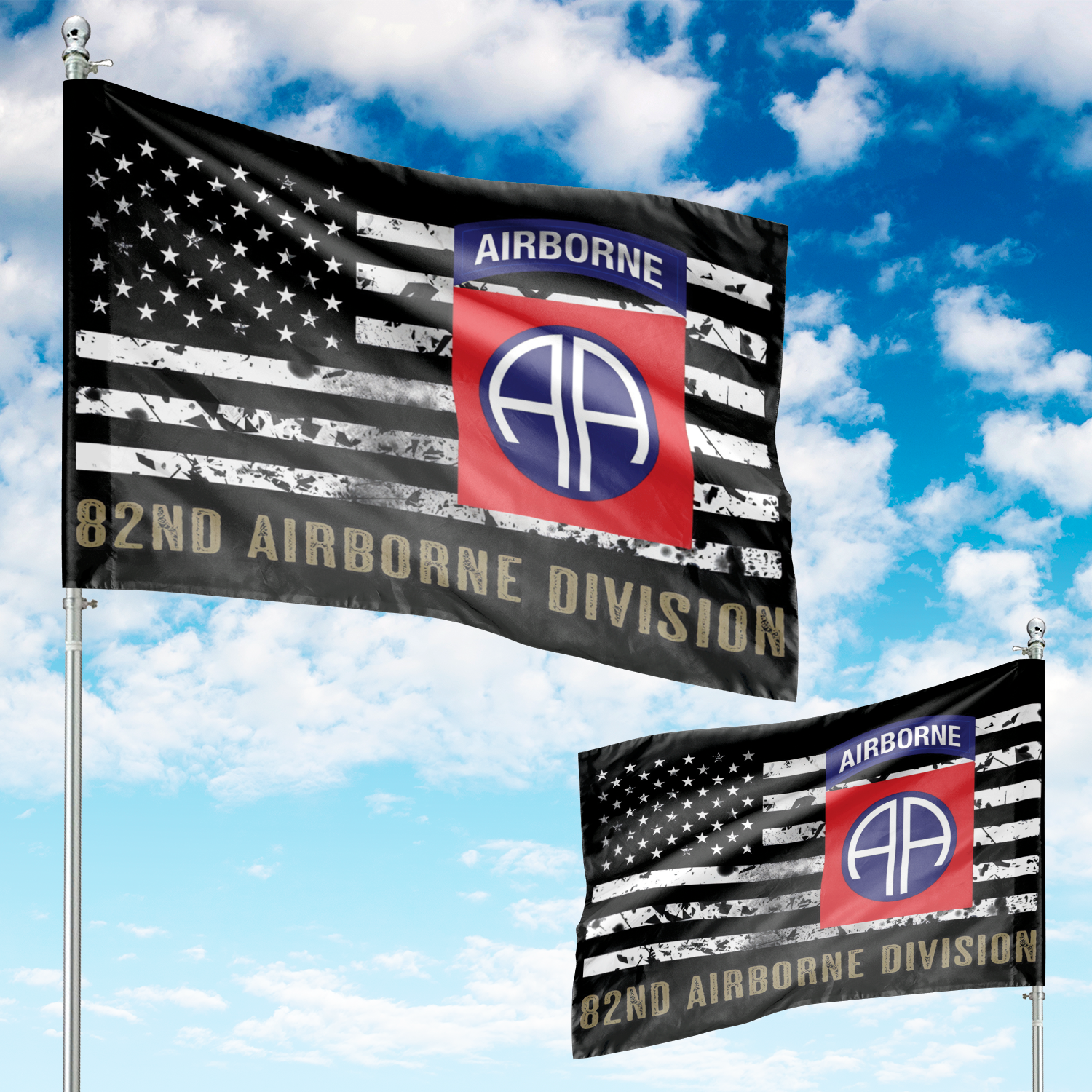 US Army 82nd Airborne Division House Flag – Merch Gears