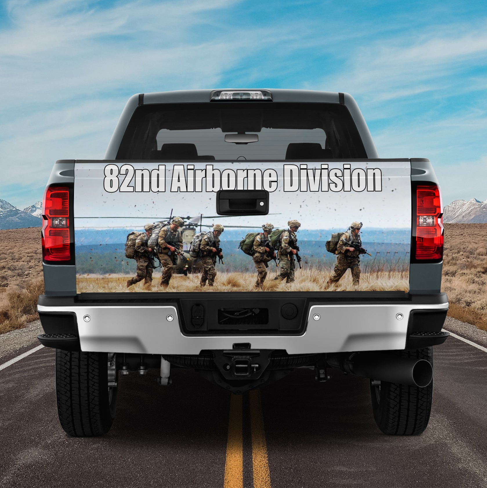 US Army 82nd Airborne Division Tailgate Wrap – Merch Gears