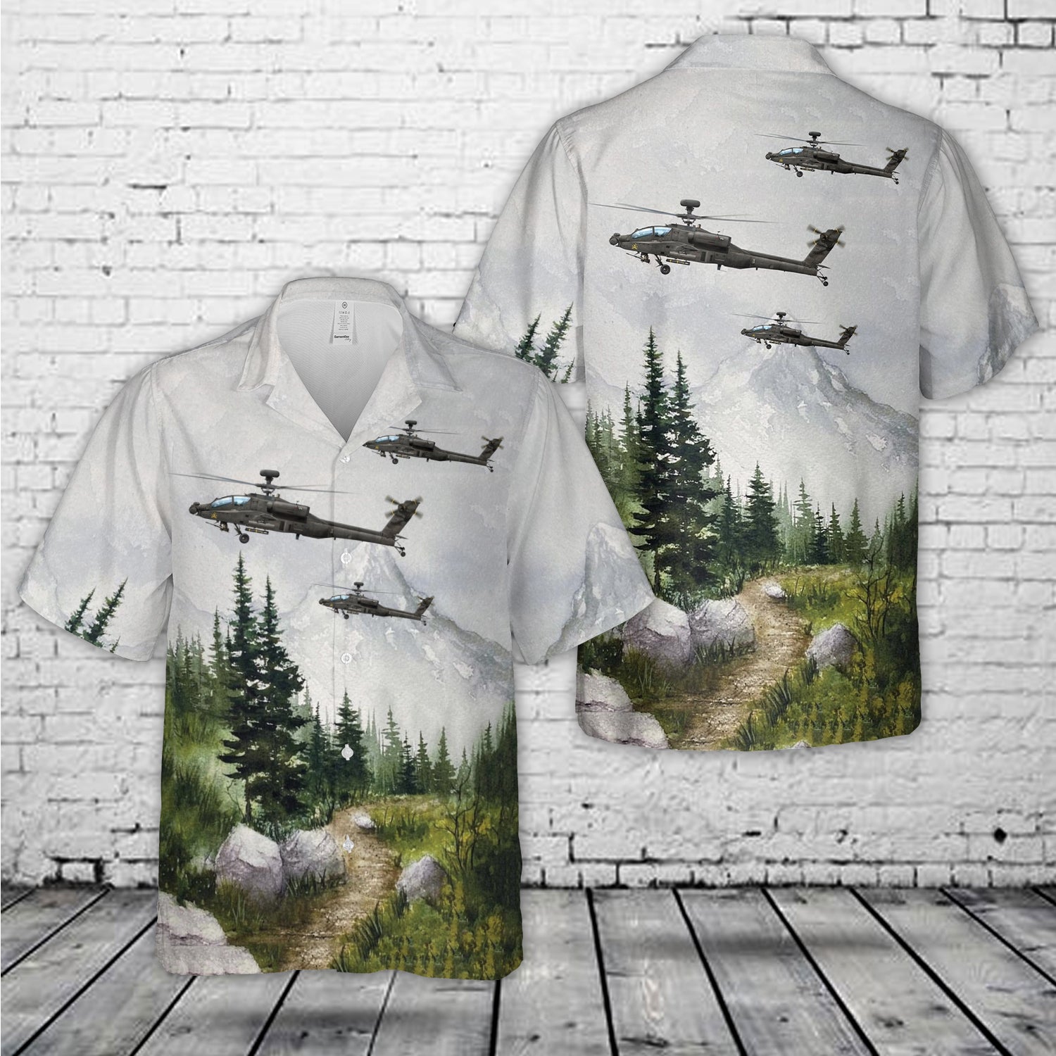 US Army 1st Battalion 227th Aviation AH-64D Apache Hawaiian Shirt – Merch Gears