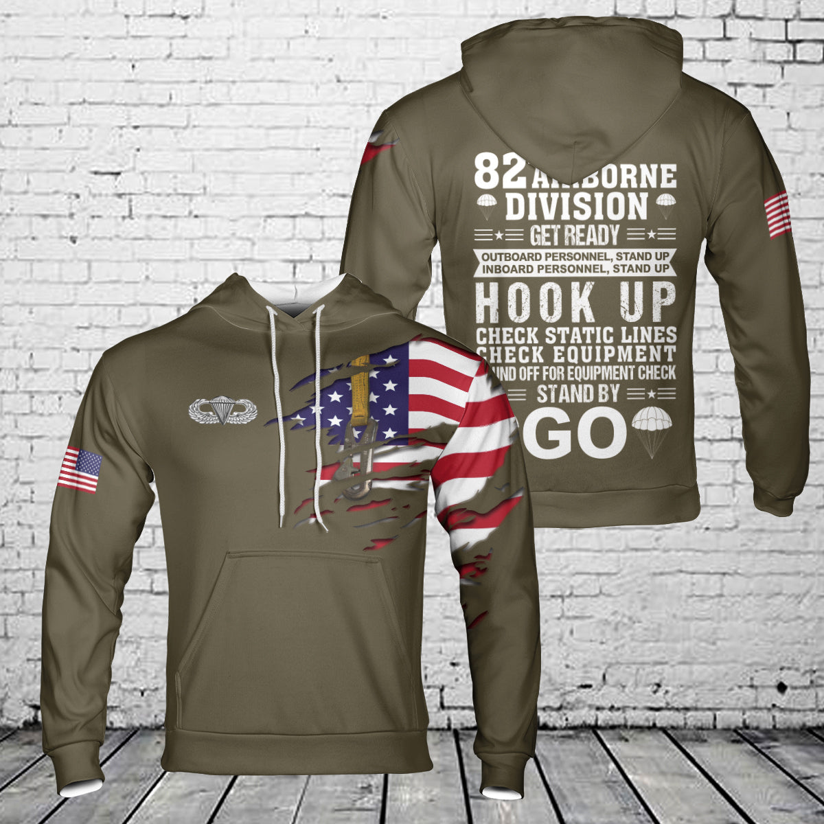 US Army Airborne Division, Airborne Static Line, Jumpmaster Commands 3 ...