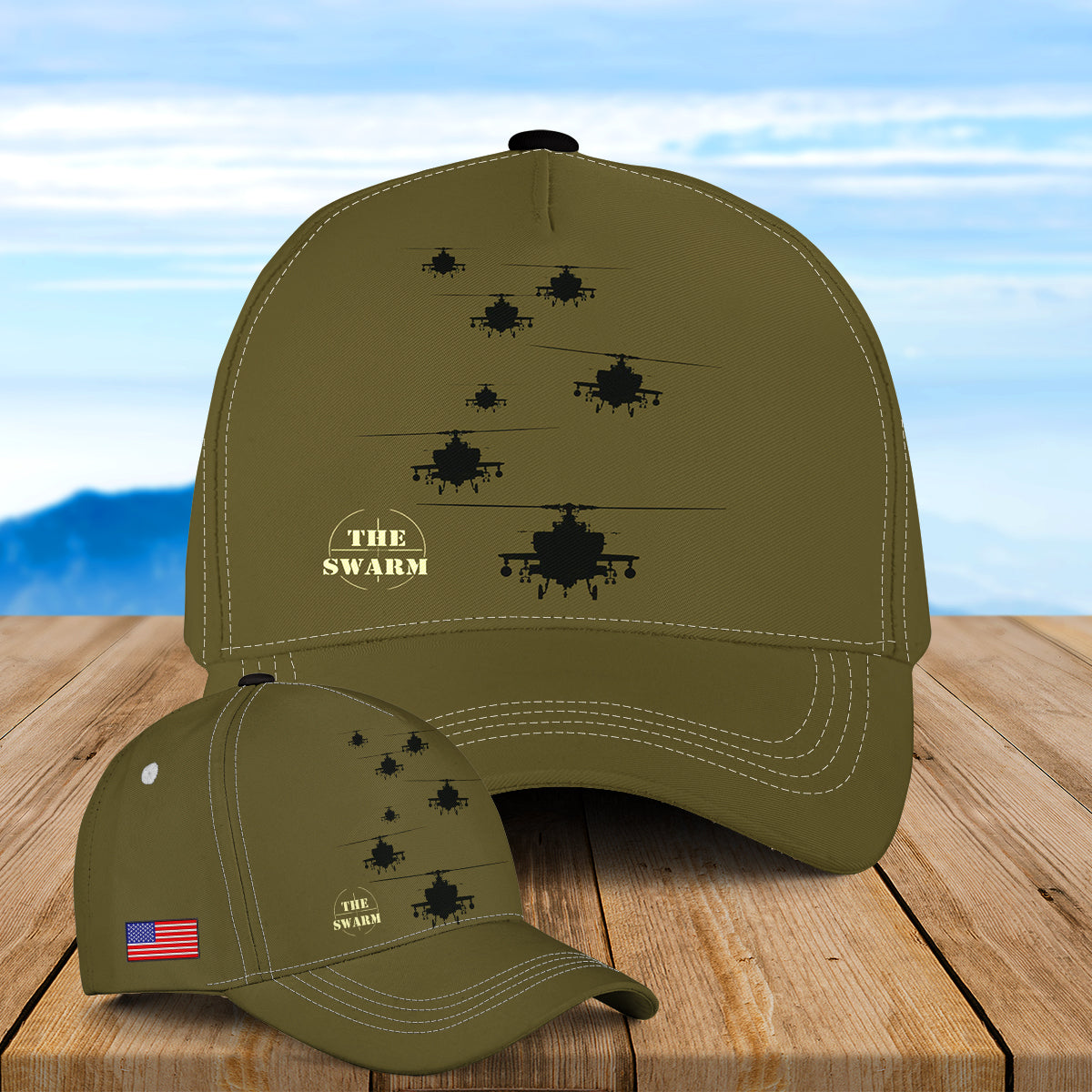 US Army Apache AH-64 Attack Helicopter Baseball Cap – Merch Gears