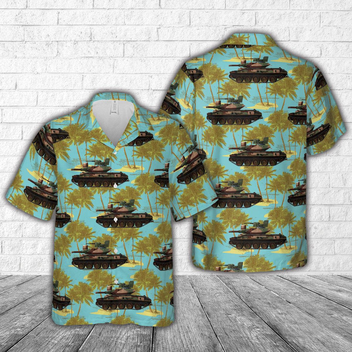 US Army M551 ACAV Merdc in the 1980s Hawaiian Shirt – Merch Gears