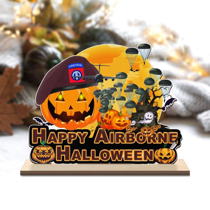 US Army Paratroopers With The 82nd Airborne Division Parachute Hallowe ...