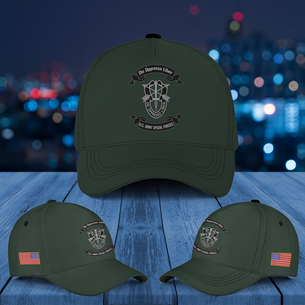 US Army Special Forces - Green Berets SFG De Oppresso Liber Baseball C ...