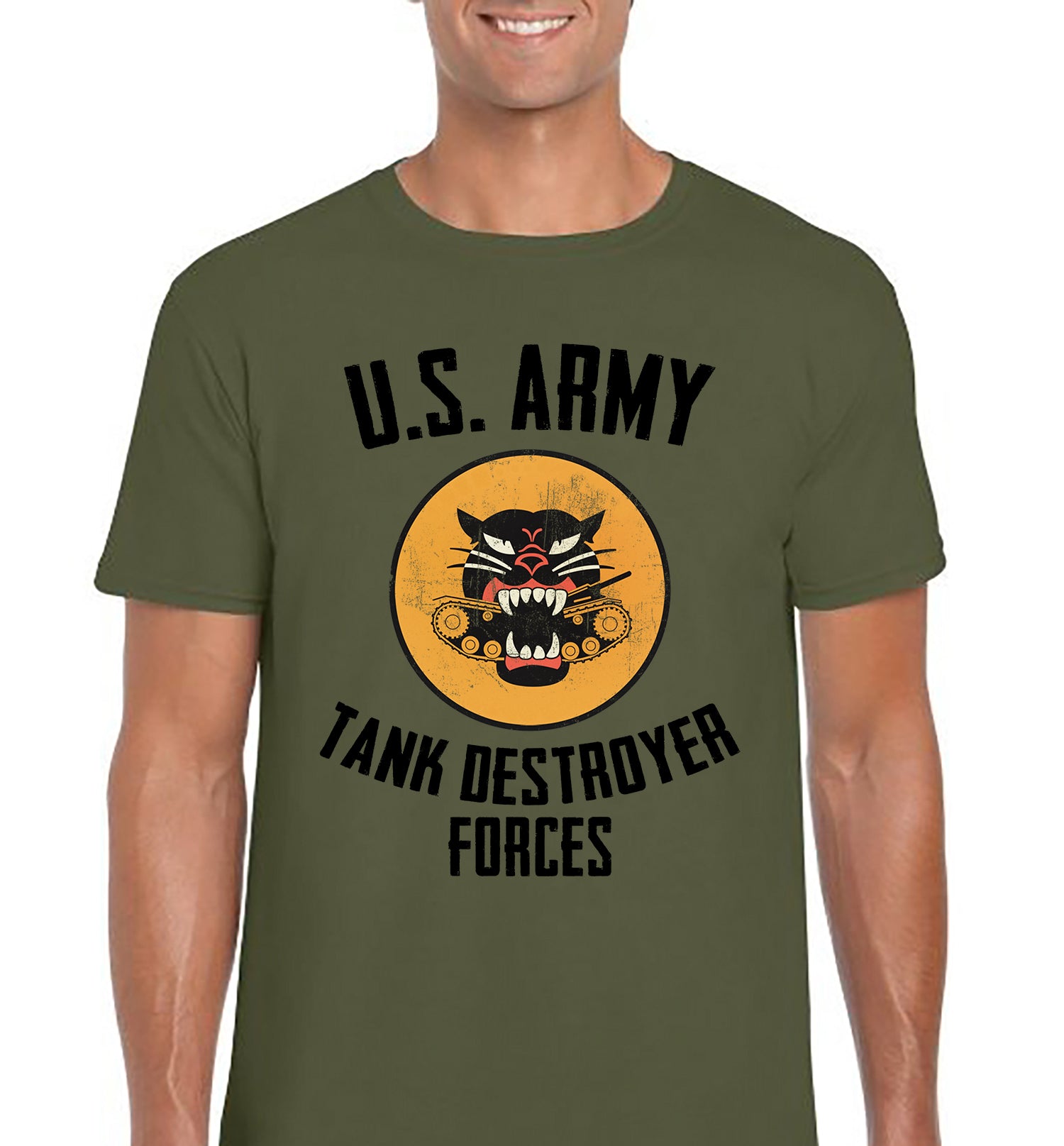 US Army Tank destroyer battalion WWII Gildan 5000 (Made In US) – Merch ...