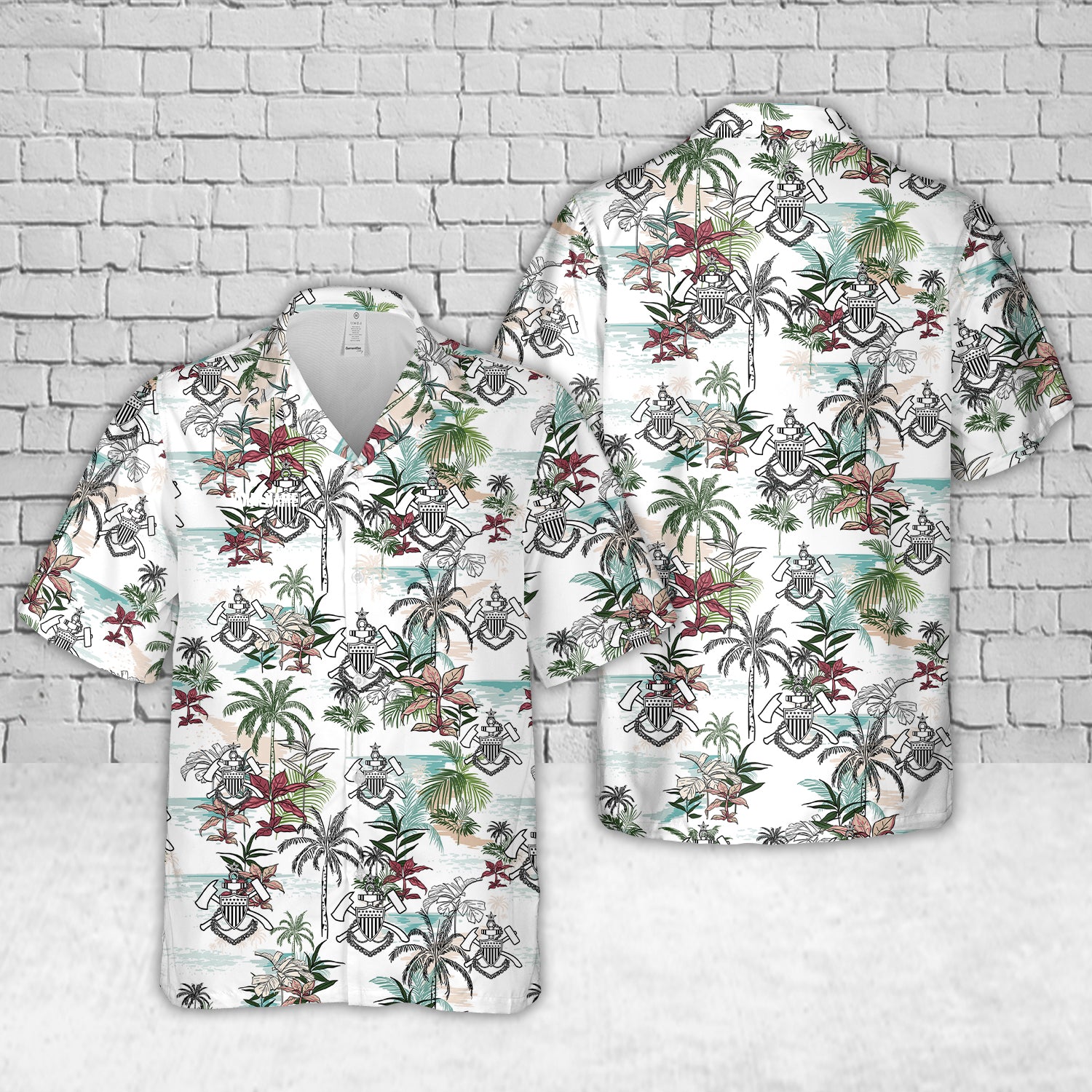 US Coast Guard Damage Controlman Senior Chief Anchor Hawaiian Shirt ...