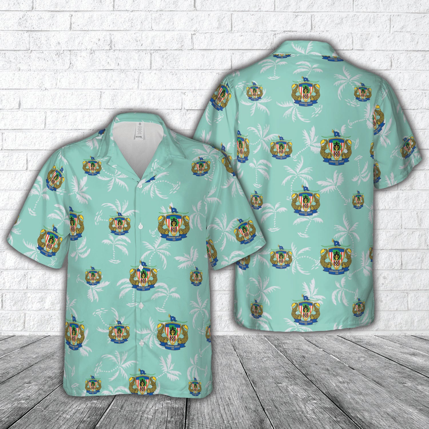 US Navy Commander, Submarine Group 10 (COMSUBGRU Ten) Hawaiian Shirt ...
