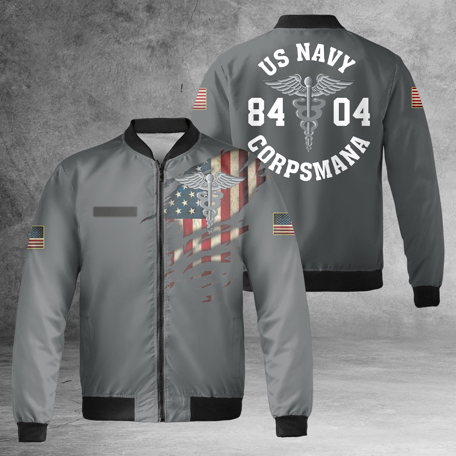 US Navy Corpsman 8404 AOP Bomber Jacket – Merch Gears